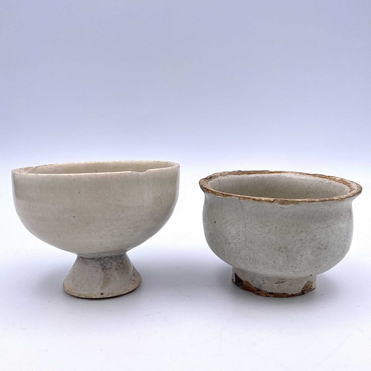 Lot 68 - A Chinese stem cup, labelled 'Stem cup,