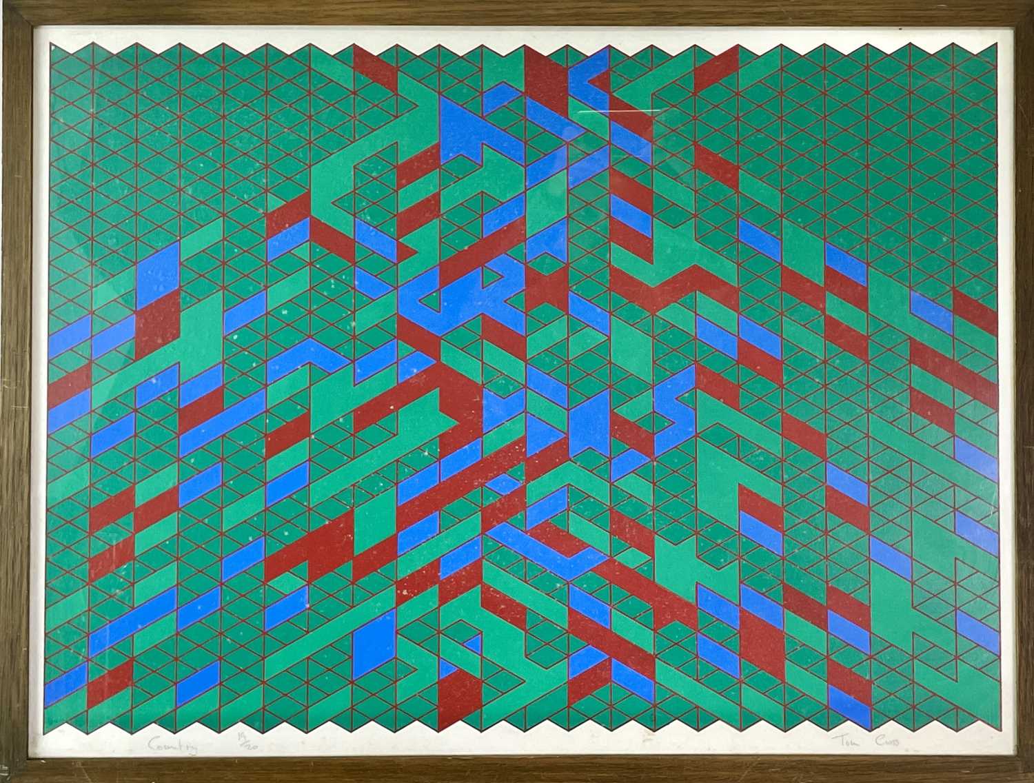 Lot 379 - Tom CROSS (1931-2009) Country Screenprint