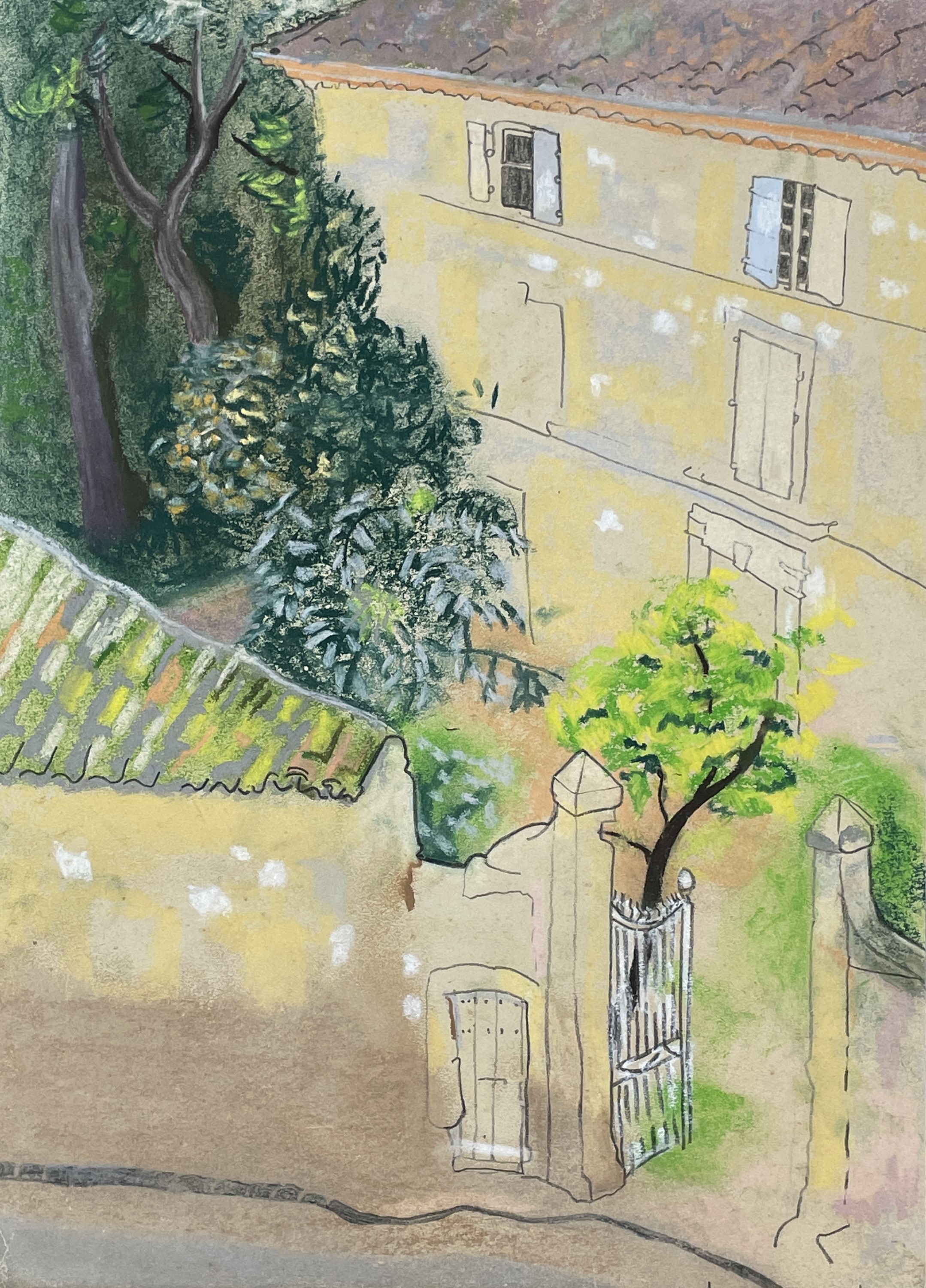 Lot 191 - Rod WALKER (1949) Side profile portrait