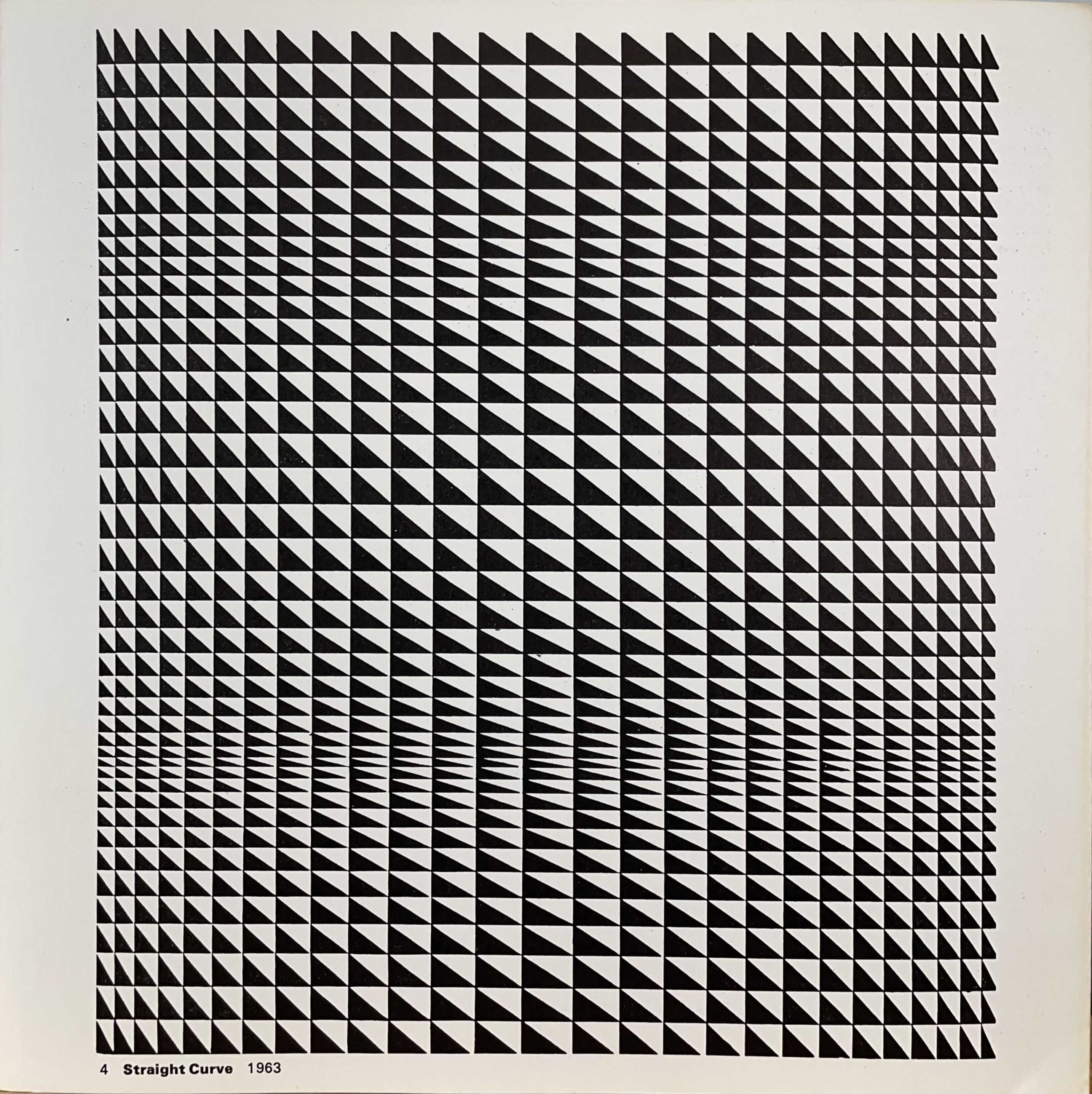 Lot 1132 - Bridget RILEY (1931) Fold-out lithograph