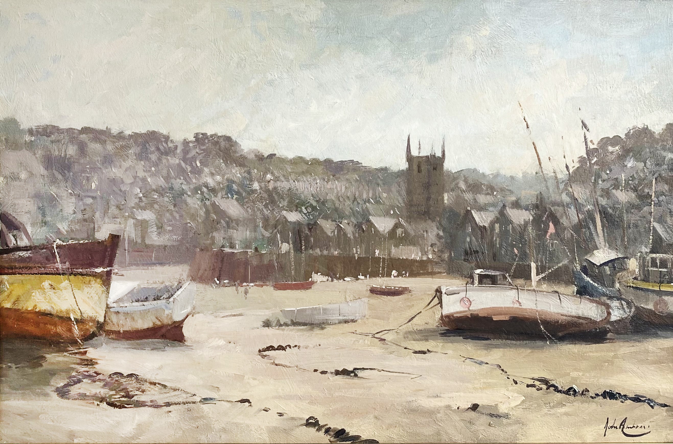 Lot 89 - John AMBROSE (1931-2010) Low Tide, St Ives