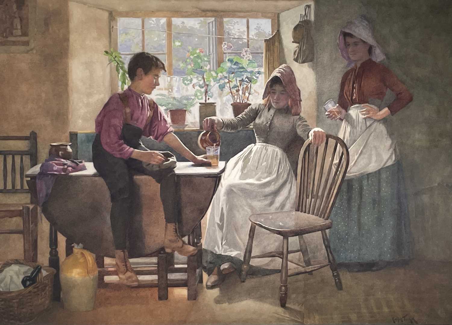 Lot 251 - Ralph TODD (1856-1932) A Refreshing Glass