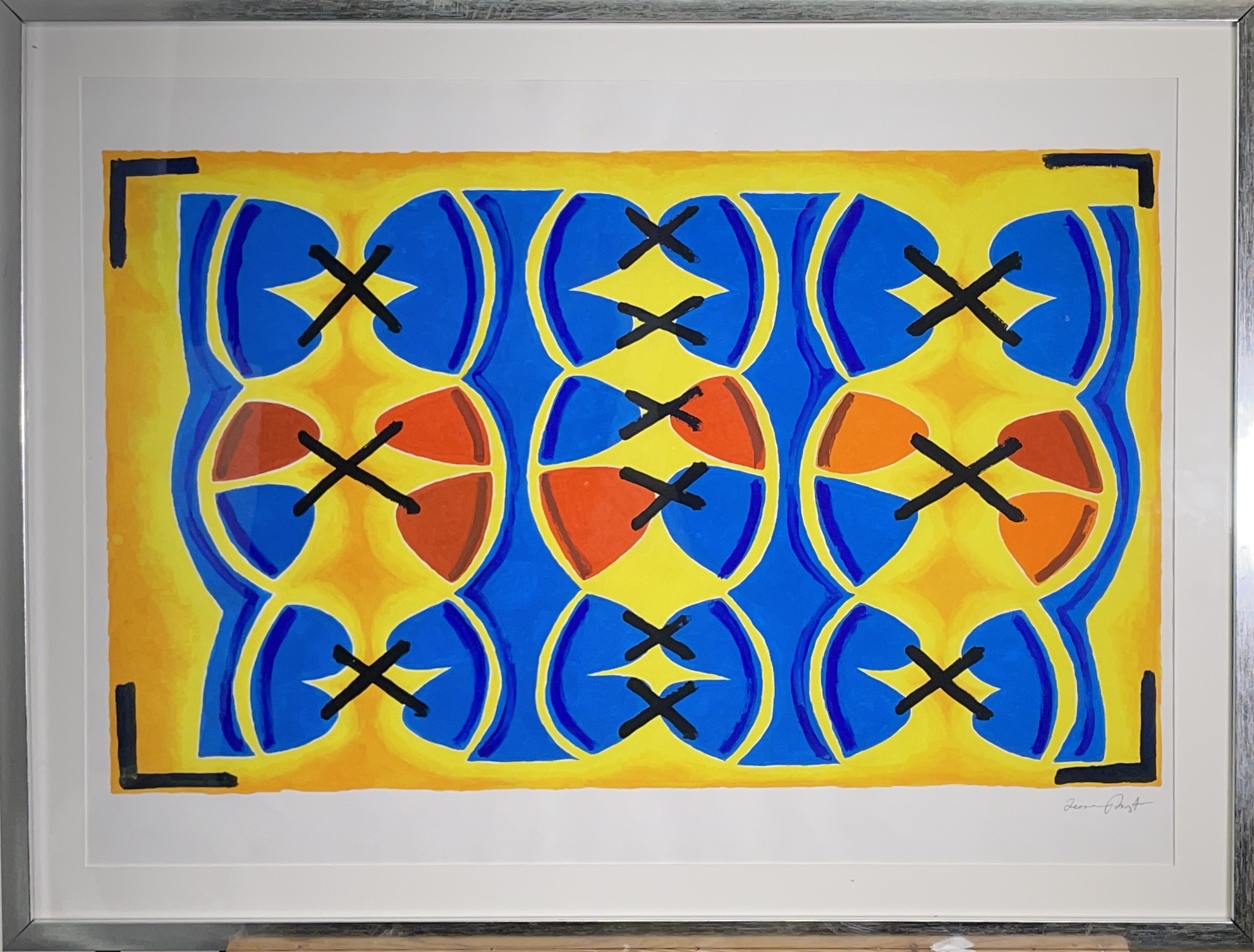 Lot 210 - Terry FROST (1915-2003) Untitled Gouache