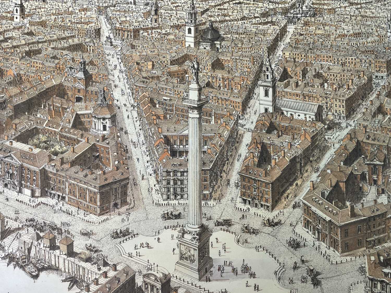 Lot 1121 - Paul DRAPER (1947) Wren's London Etching in