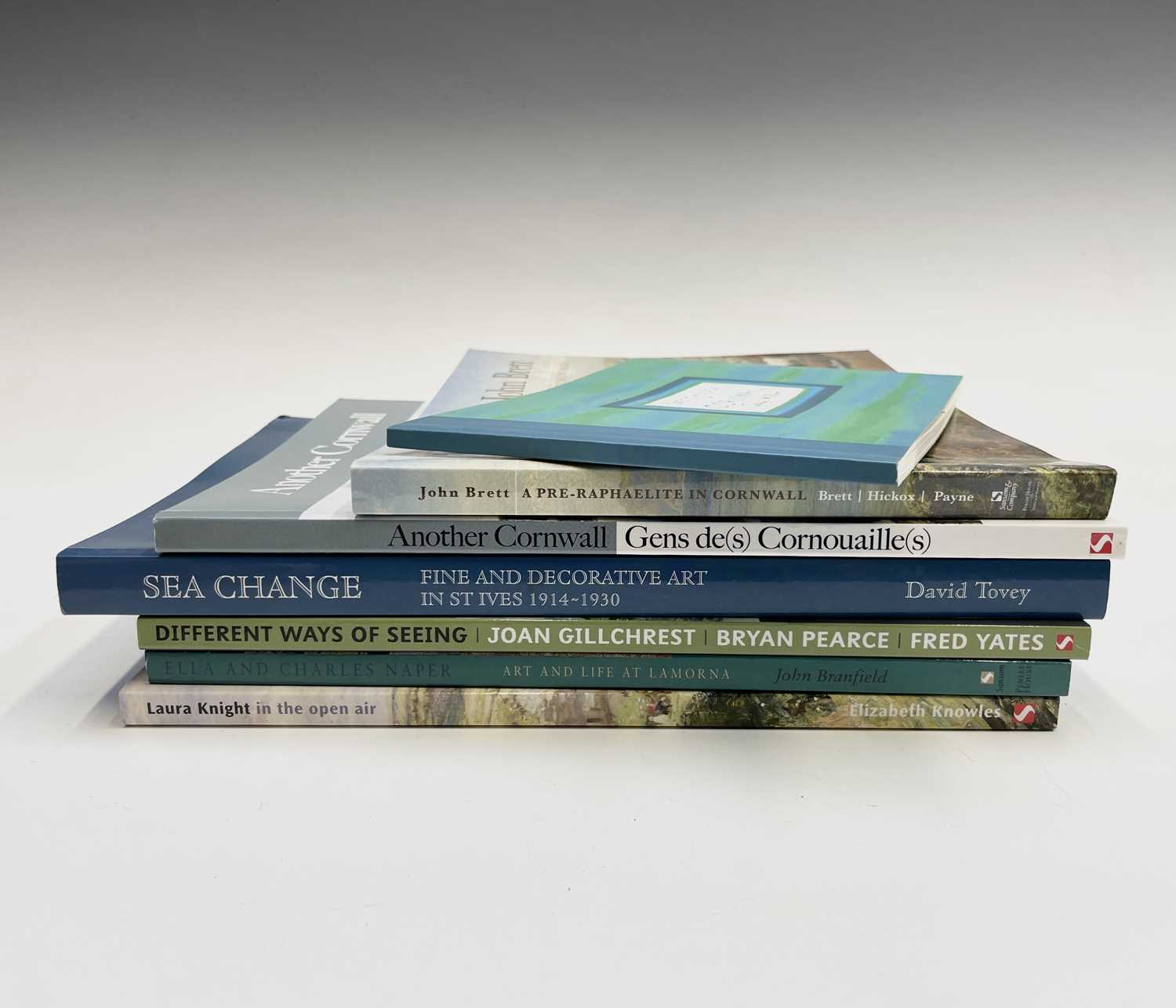 Lot 1313 - Collection of seven cornish art paperback