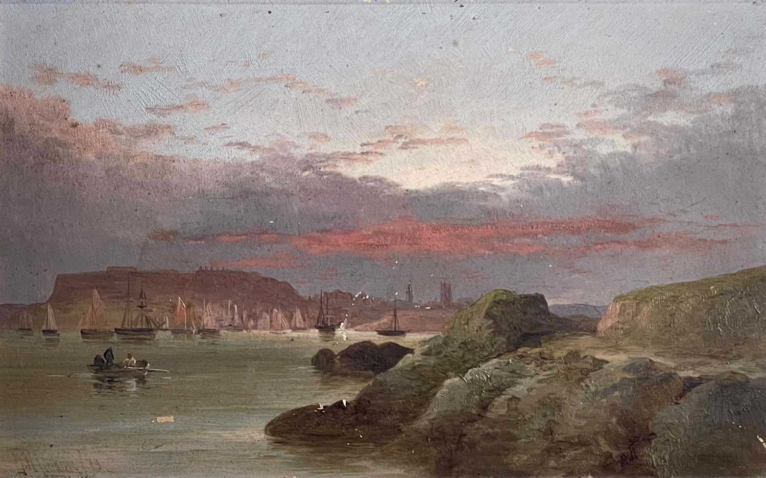 Lot 1144 - George Henry JENKINS (1843-1914) Coast Oil