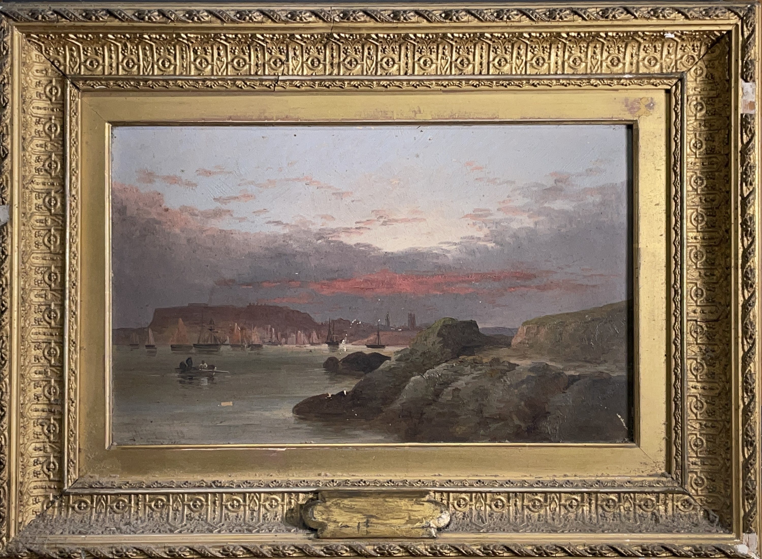 Lot 1144 - George Henry JENKINS (1843-1914) Coast Oil