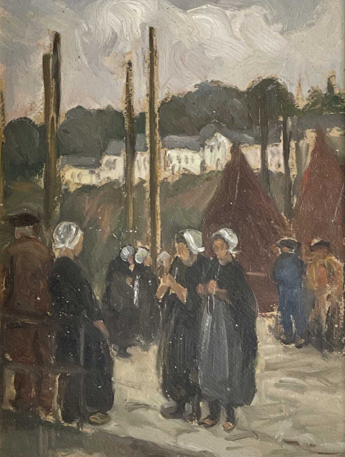 Lot 1128 - Gwendoline Mary HOPTON (1866-1913) A Breton