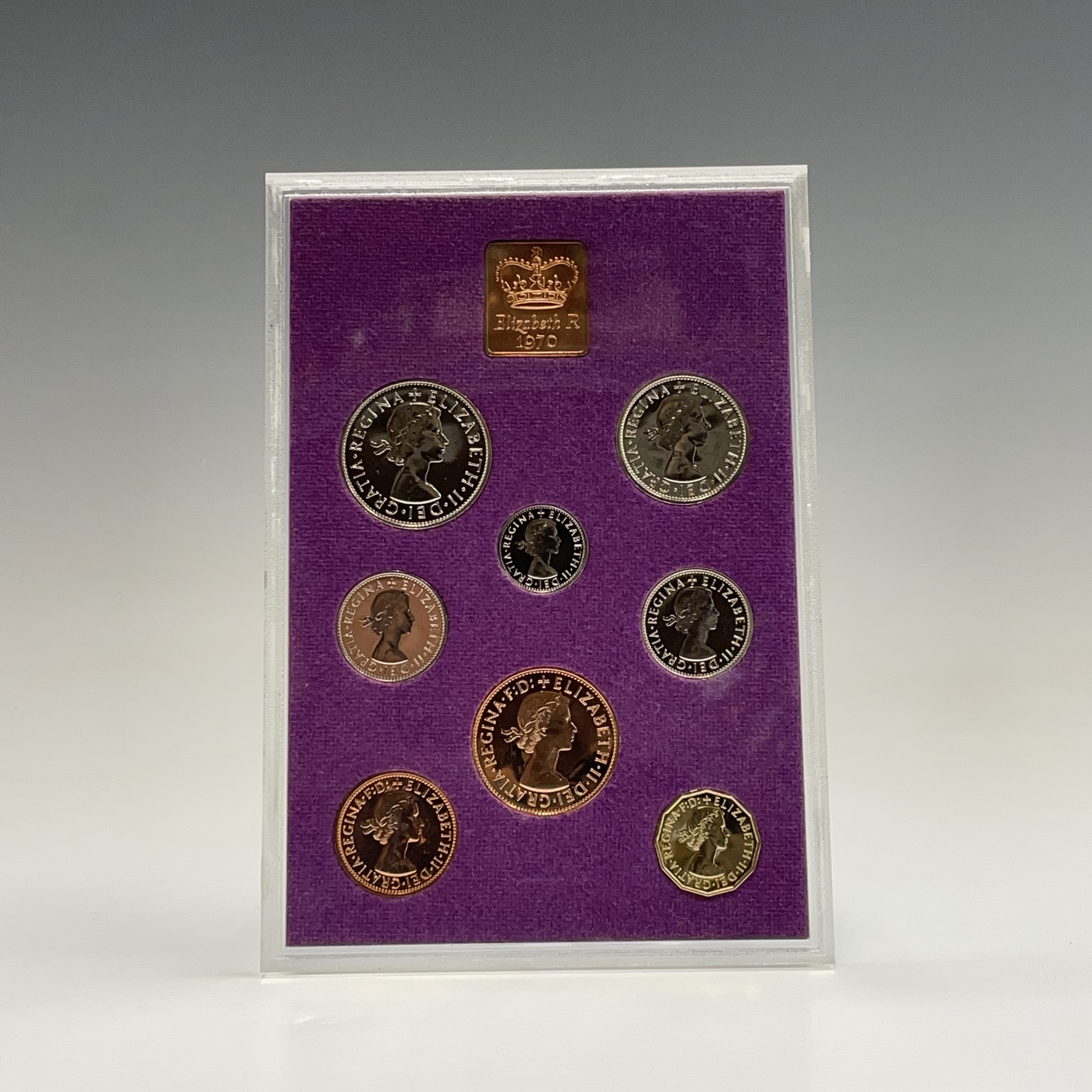 Lot 310 - An LSD proof 1970 8-coin set with Royal Mint