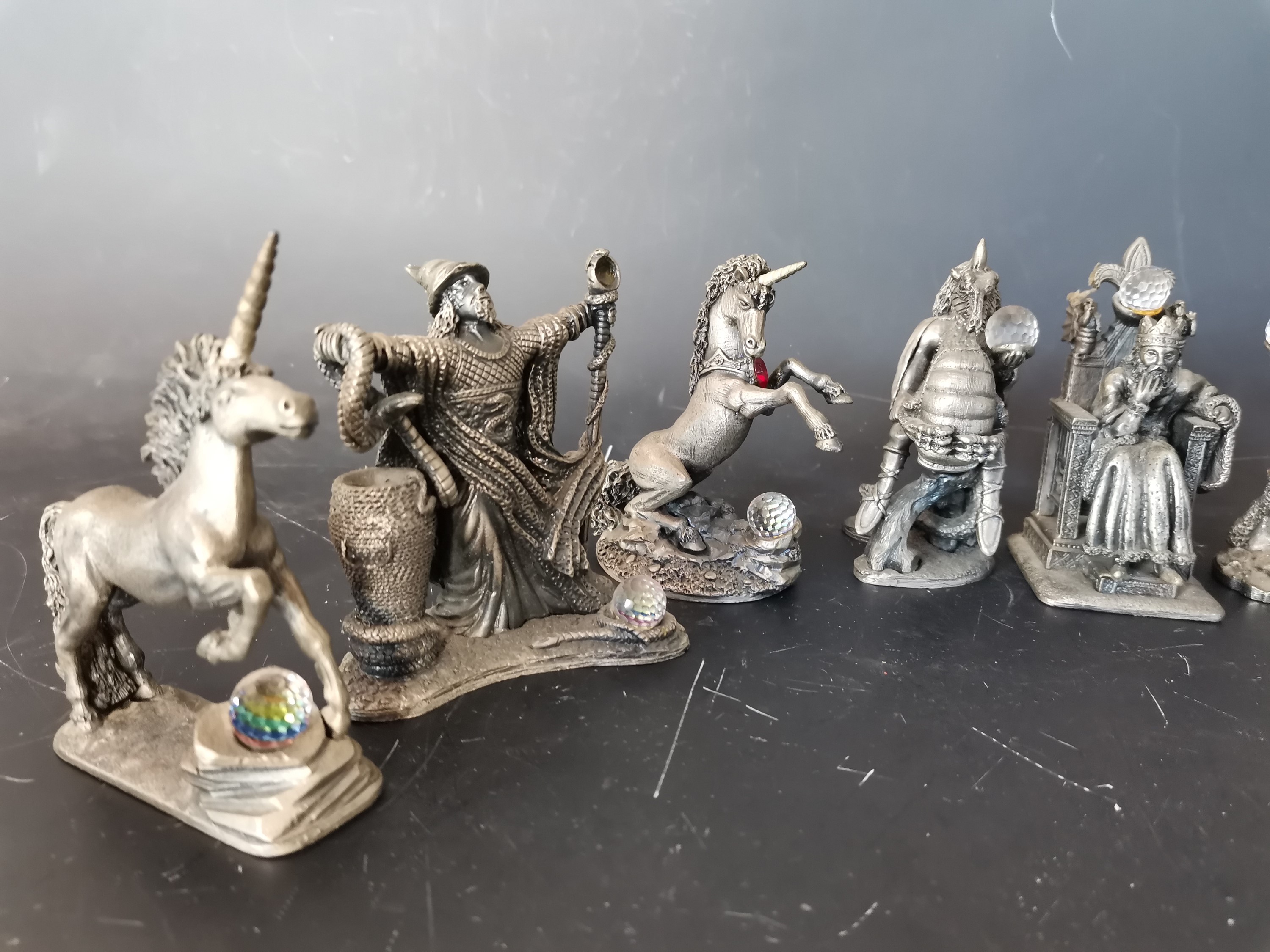 Lot 67 - Eight Tudor Mint Myth and Magic pewter