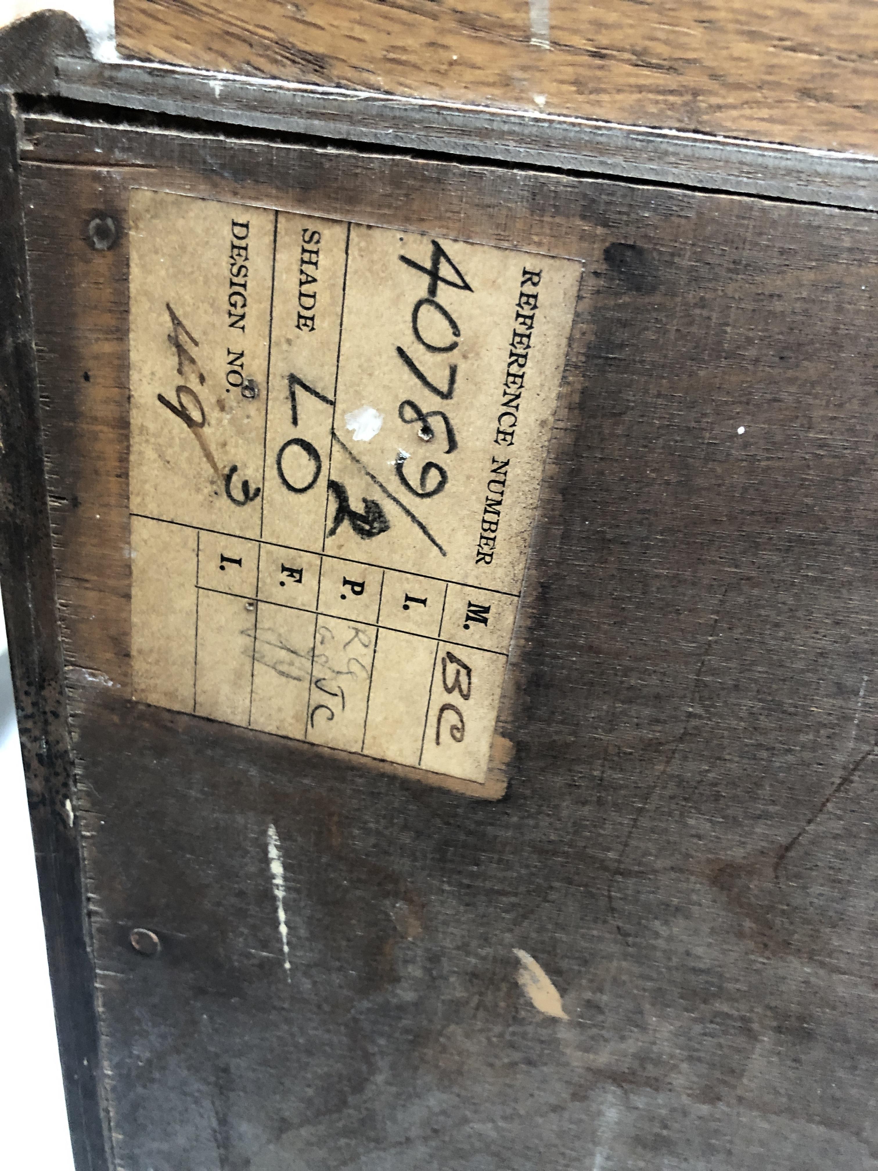 Lot 46 - A light oak CC41 WW II utility furniture