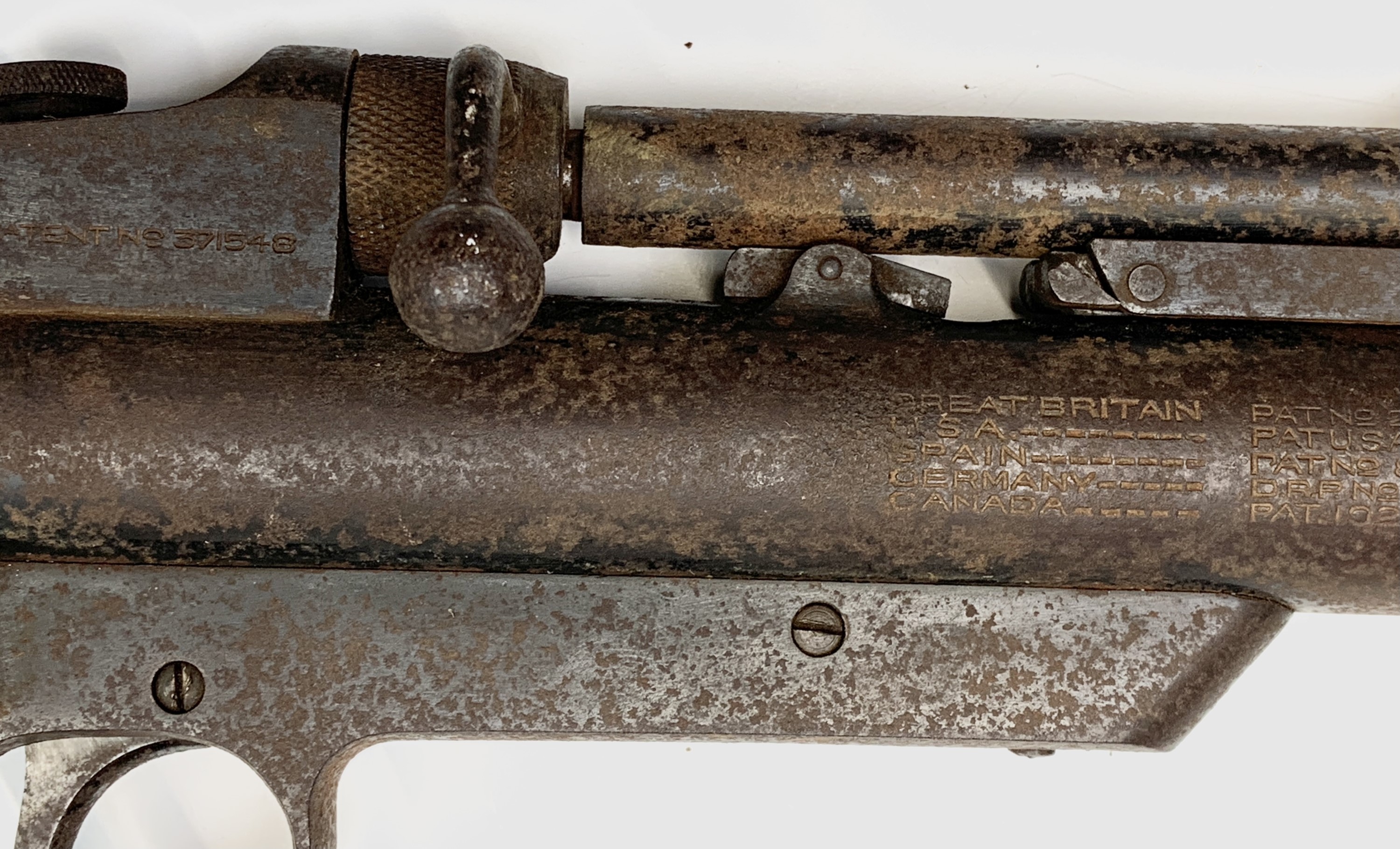 Lot 171 - A .177 Webley service air rifle Mark II,