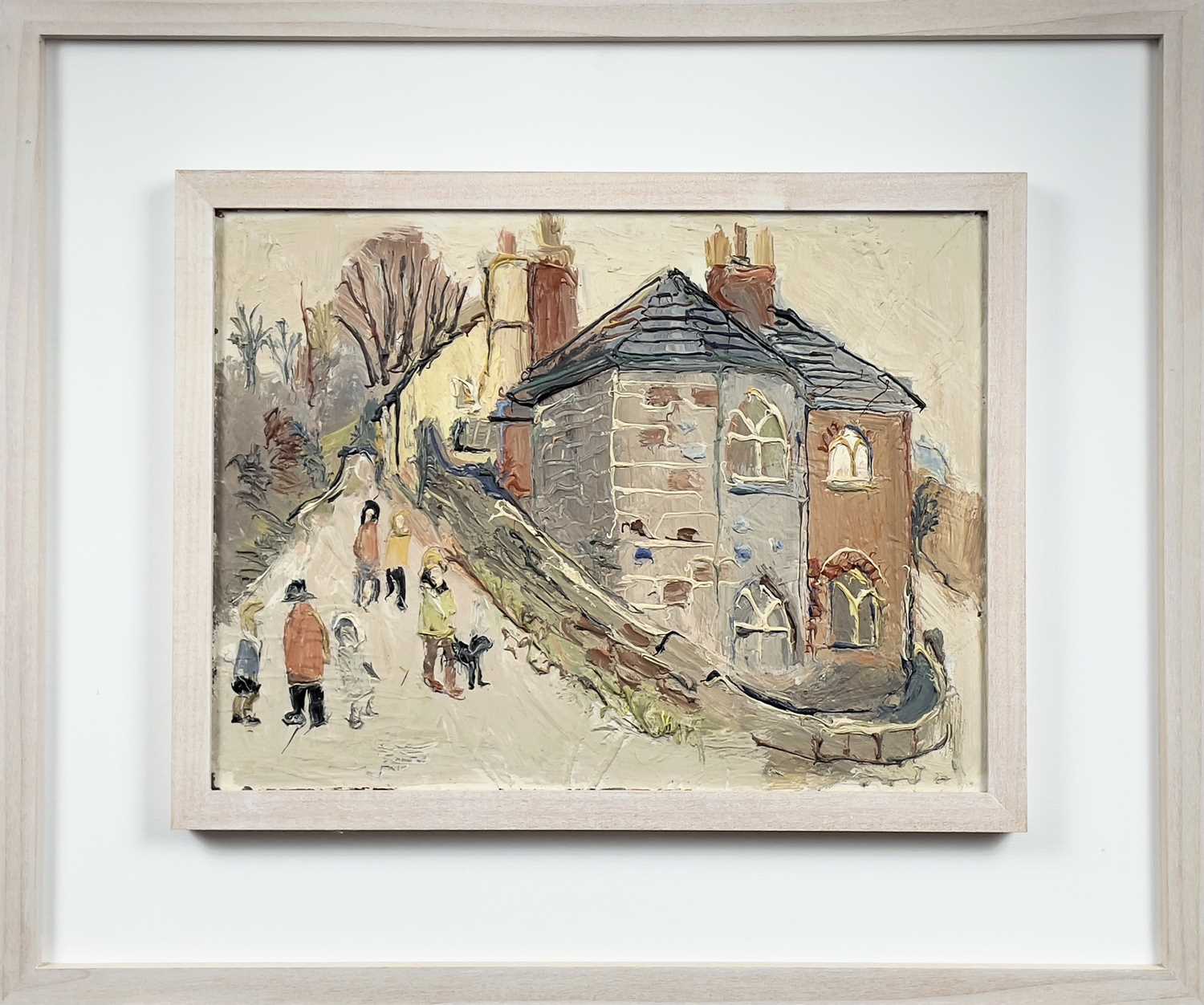 Lot 45 - Fred YATES (1922-2008) Corner Cottage Oil on