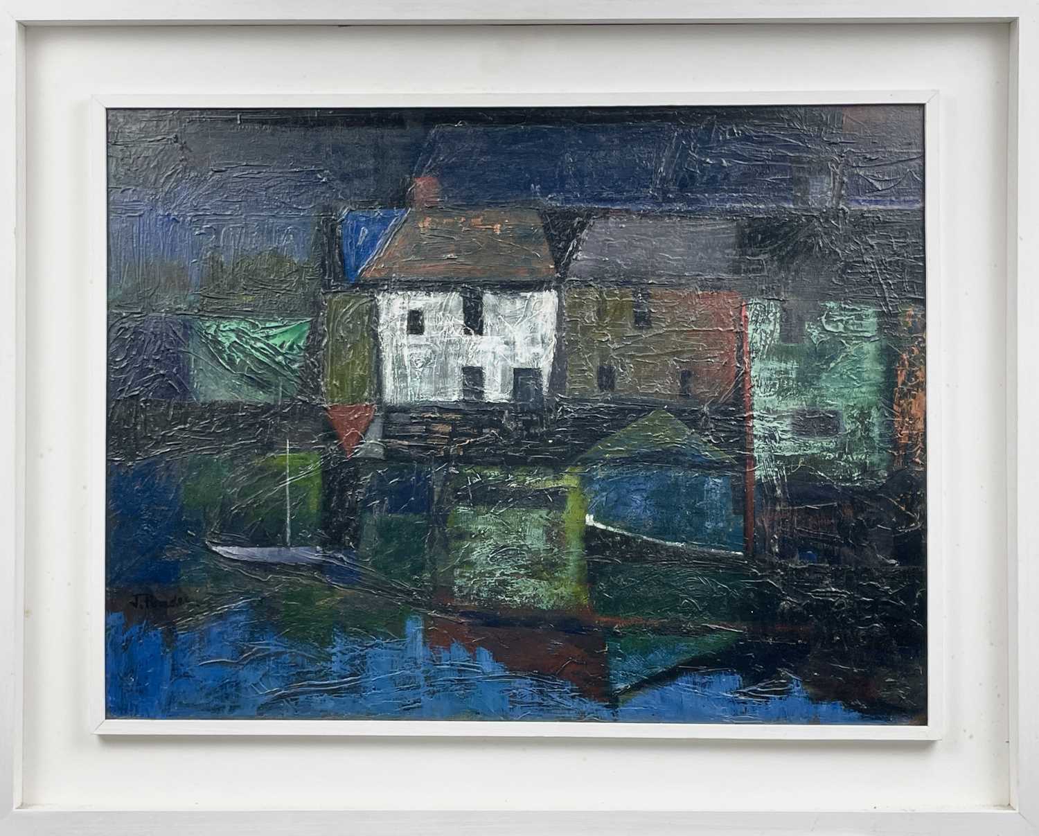 Lot 127 - Jack PENDER (1918-1998) Evening Oil on board