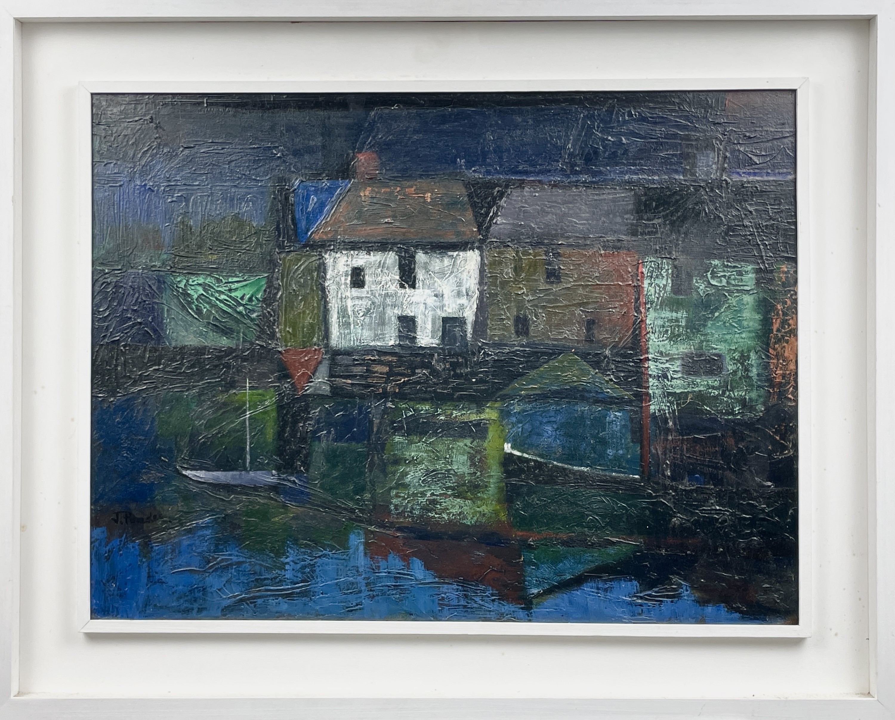 Lot 127 - Jack PENDER (1918-1998) Evening Oil on board