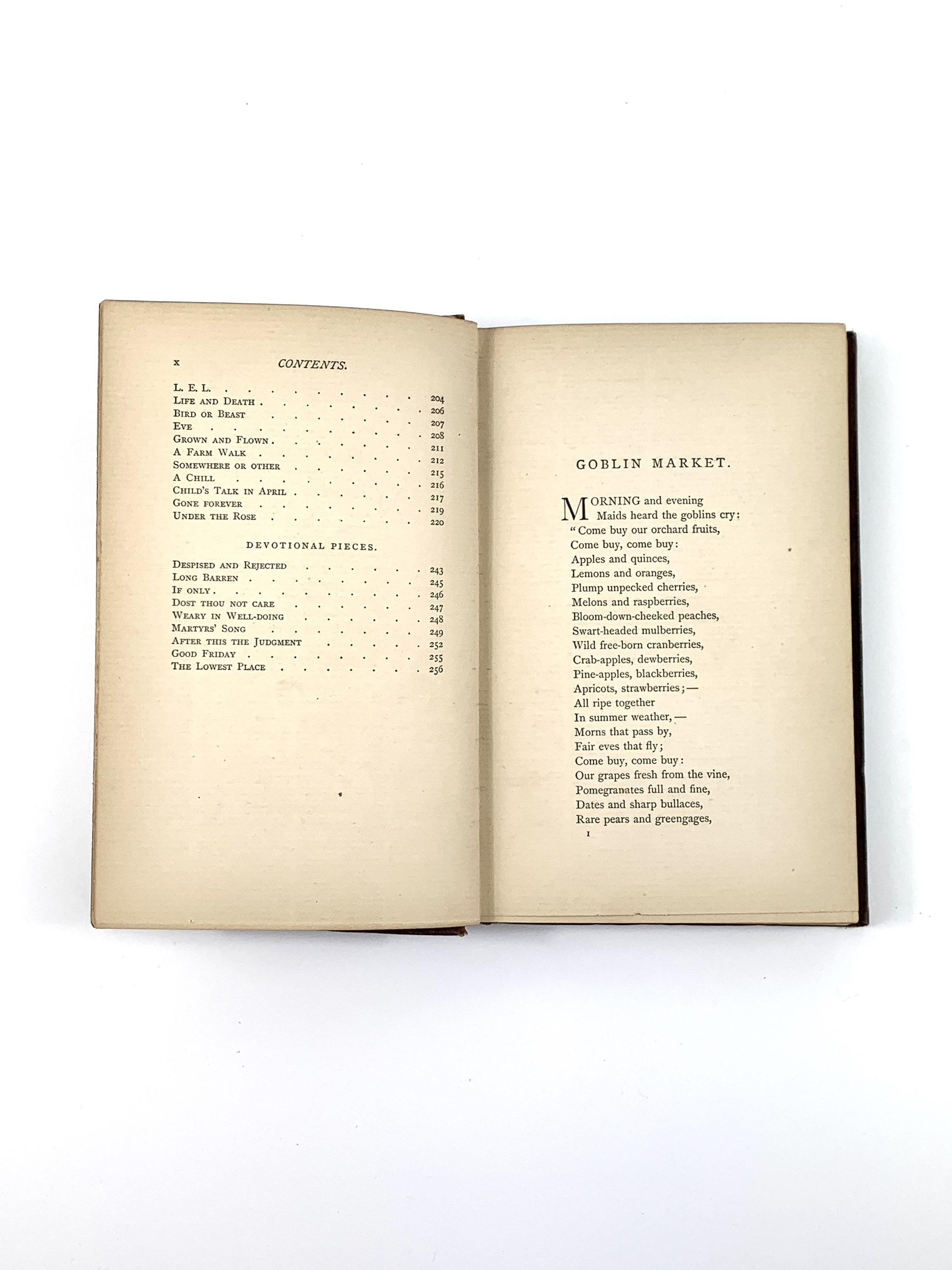 Lot 154 - CHRISTINA G. ROSSETTI. 'Goblin Market and