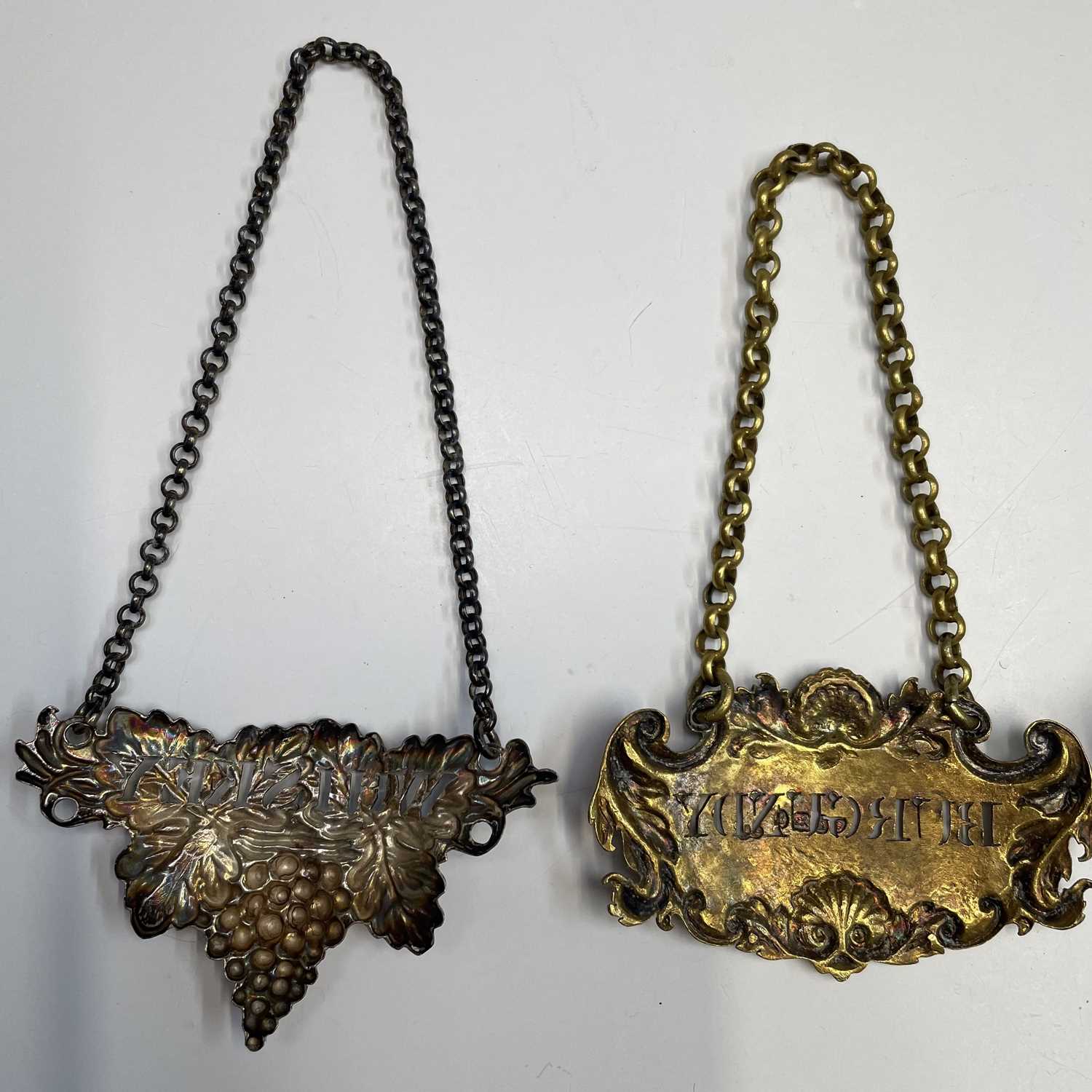 Lot 61 - A silver-gilt Burgundy label London 1823