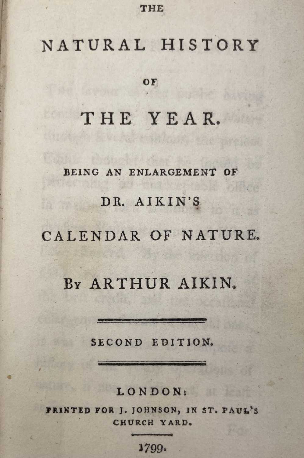 Lot 233 - ARTHUR AIKIN. 'The Natural History of the