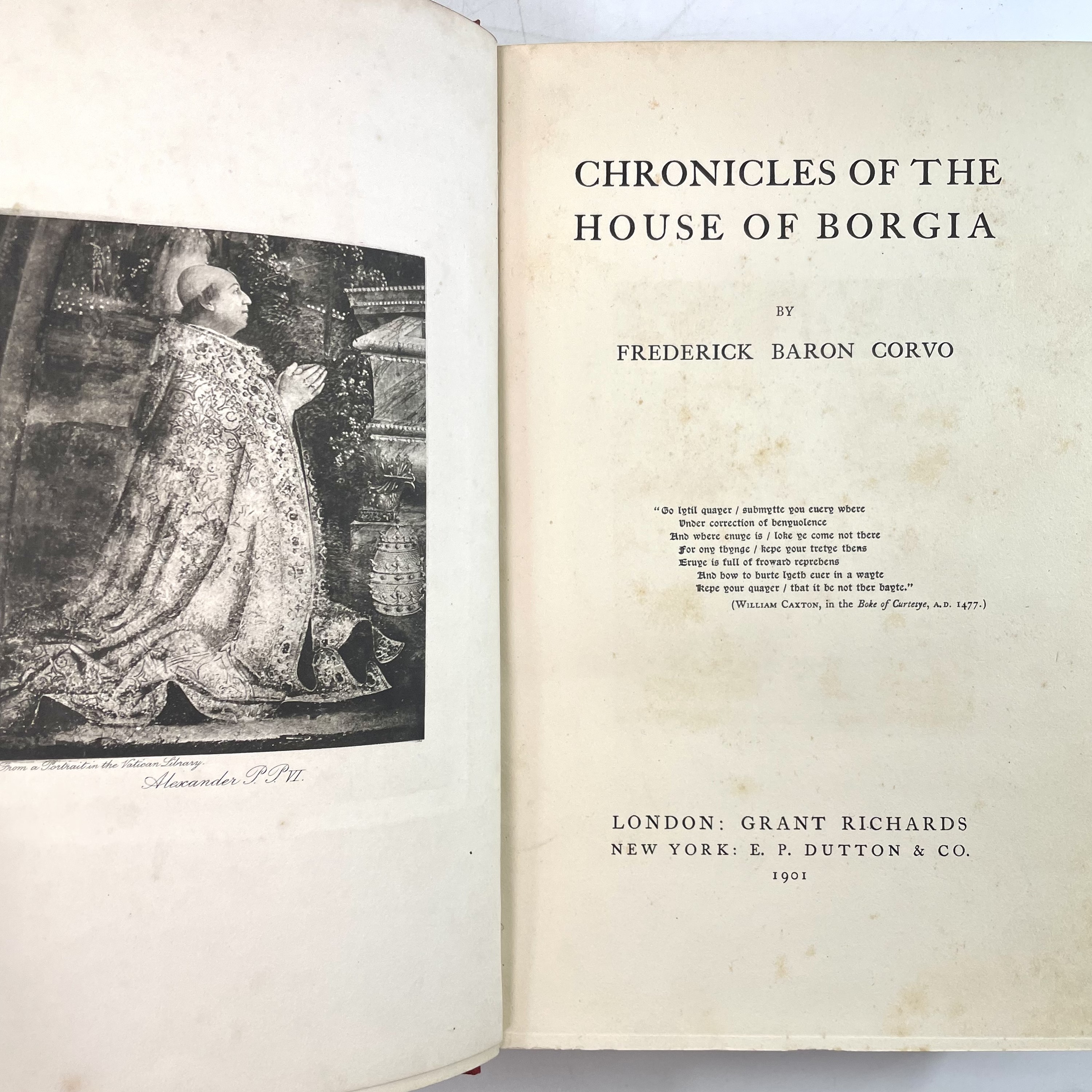 Lot 81 - BARON CORVO (Frederick William Rolfe).