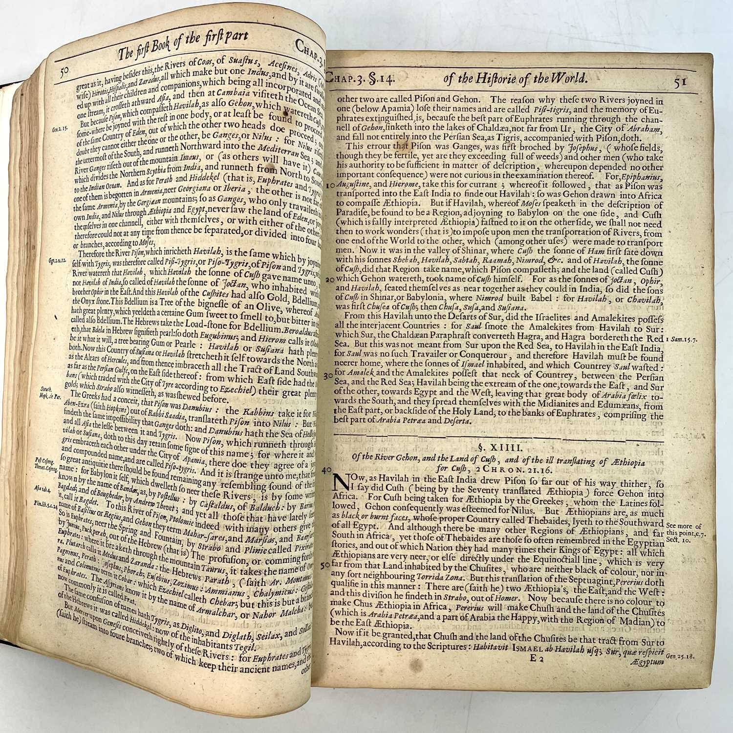 Lot 60 - Sir WALTER RALEIGH. 'The Historie of the New