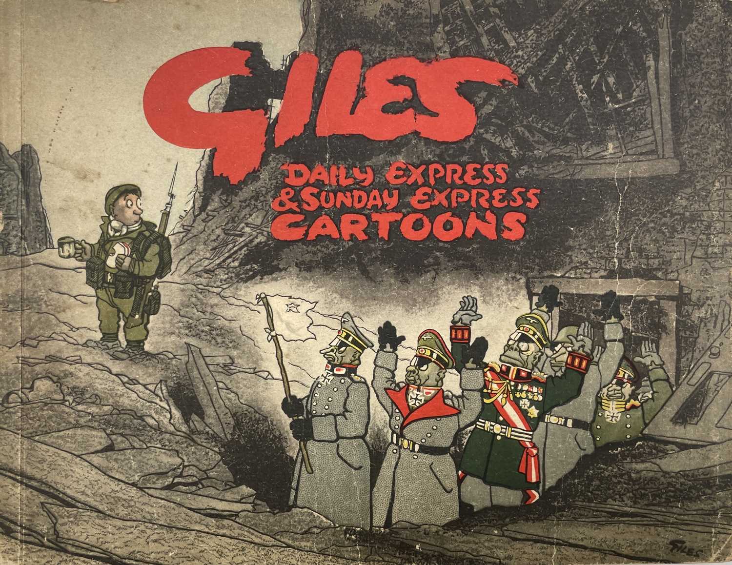 Lot 320 - GILES. 'Express Cartoon Annuals,' complete