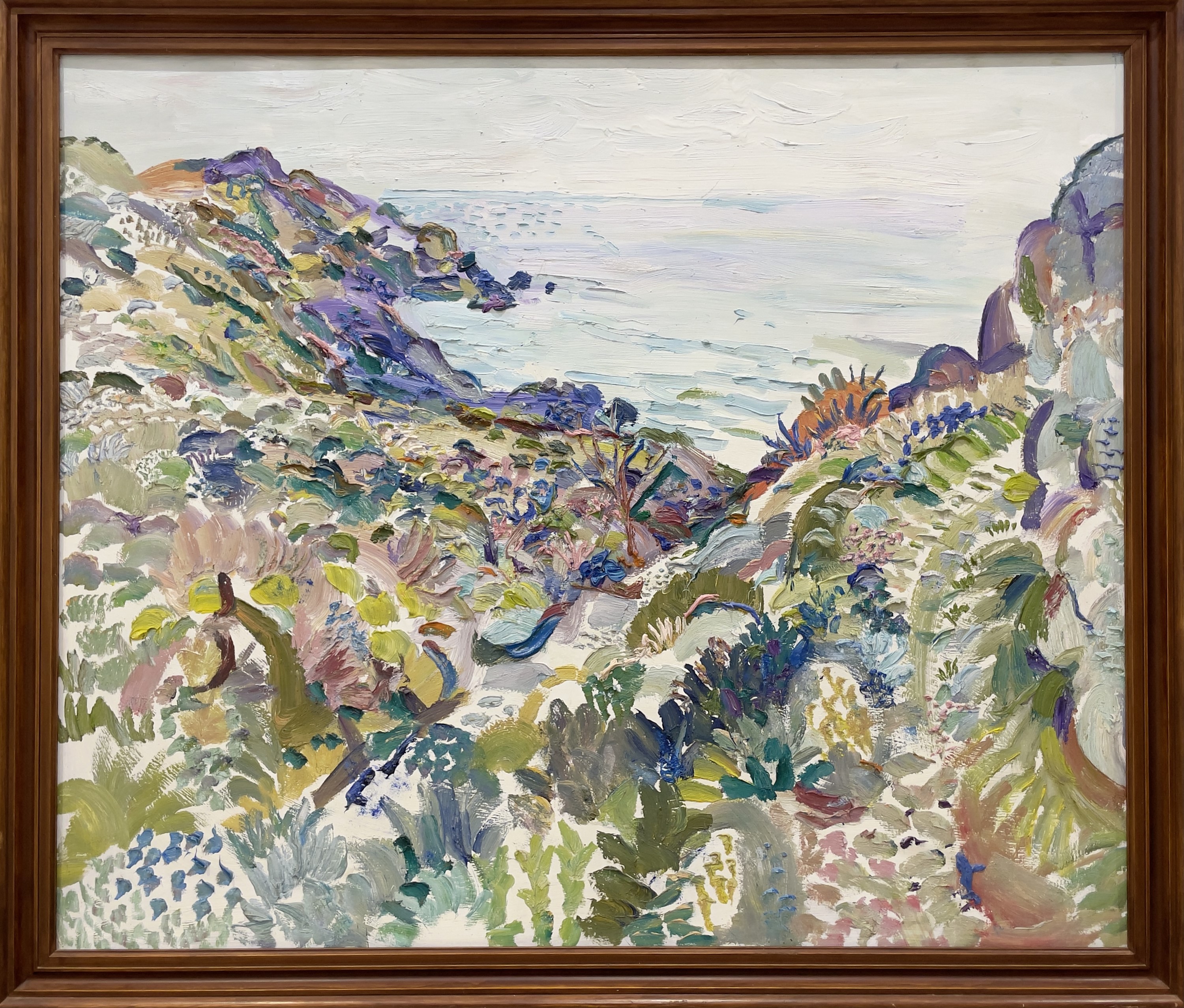 Lot 30 - Fred YATES (1922-2008) Cornish Coast, circa