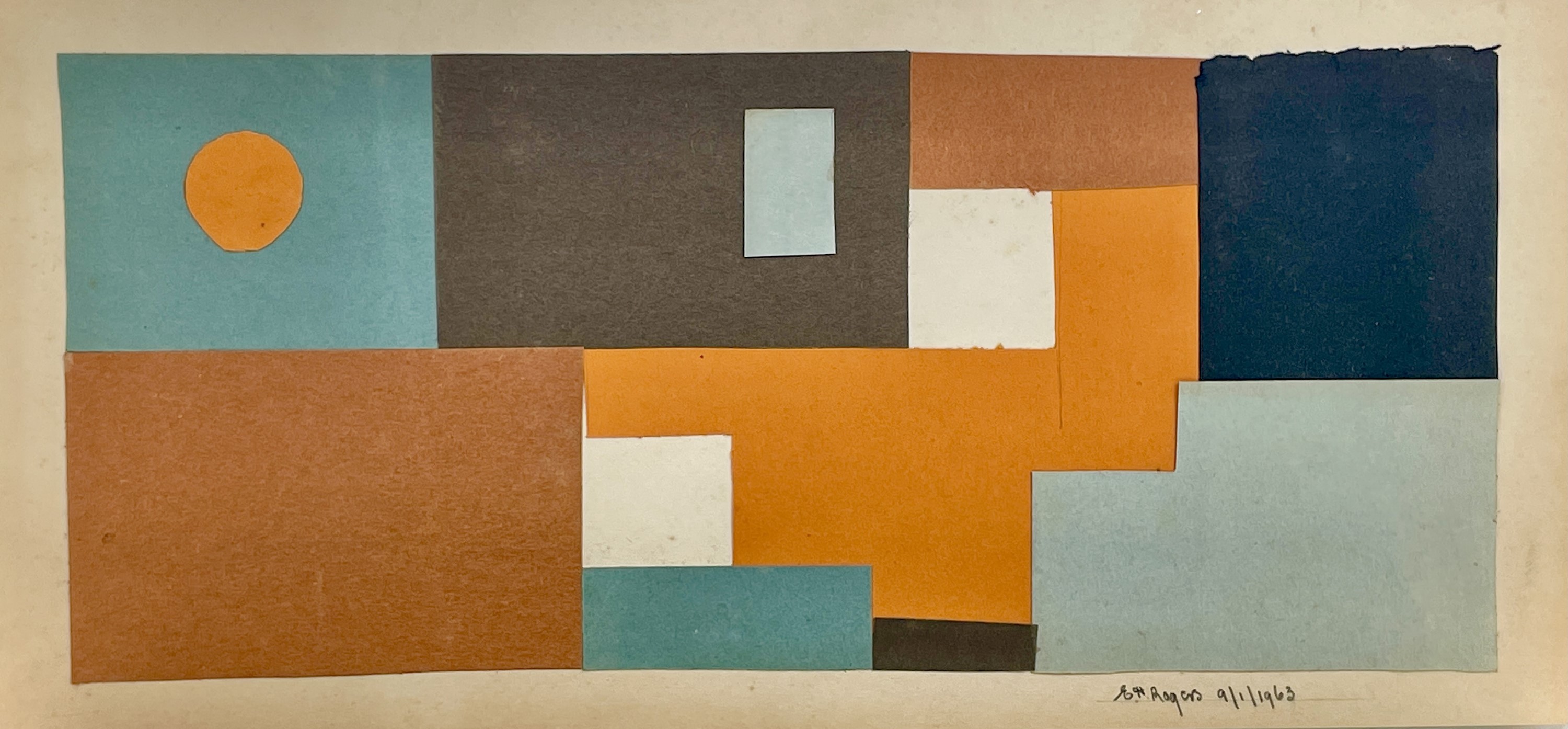Lot 161 - Edward H. ROGERS (1911-1994) Abstract Design