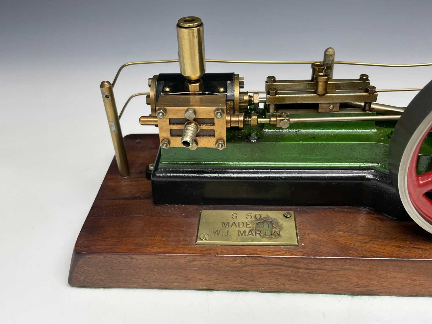 Lot 502 - A Stuart S50 scale model mill engine, on a