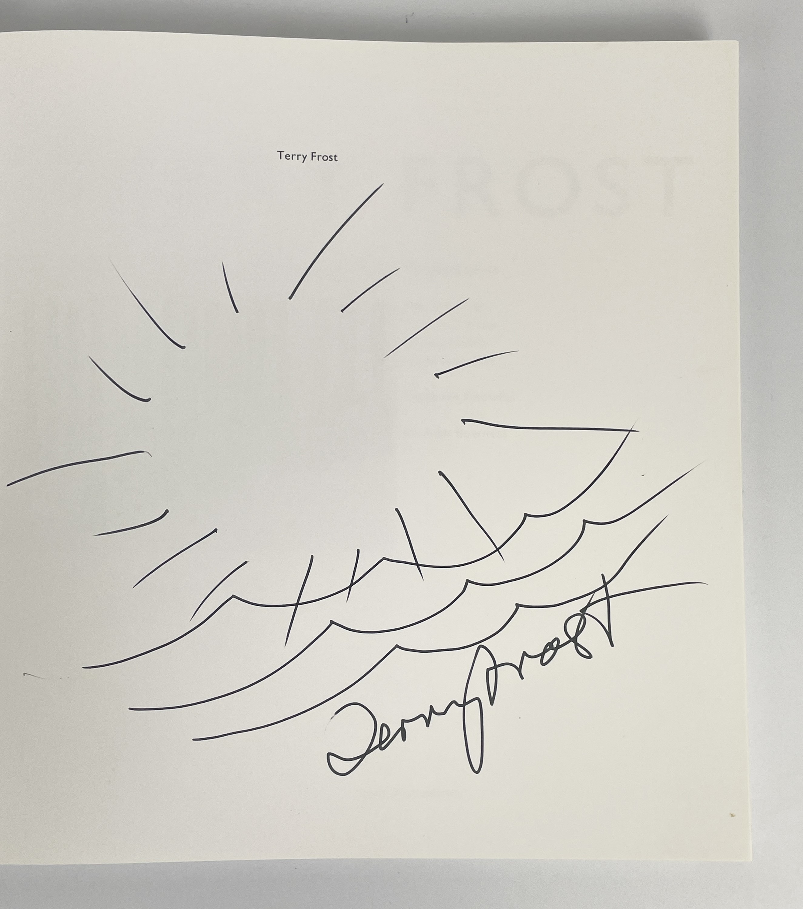 Lot 228 - 'TERRY FROST' Lund Humpries. With signature