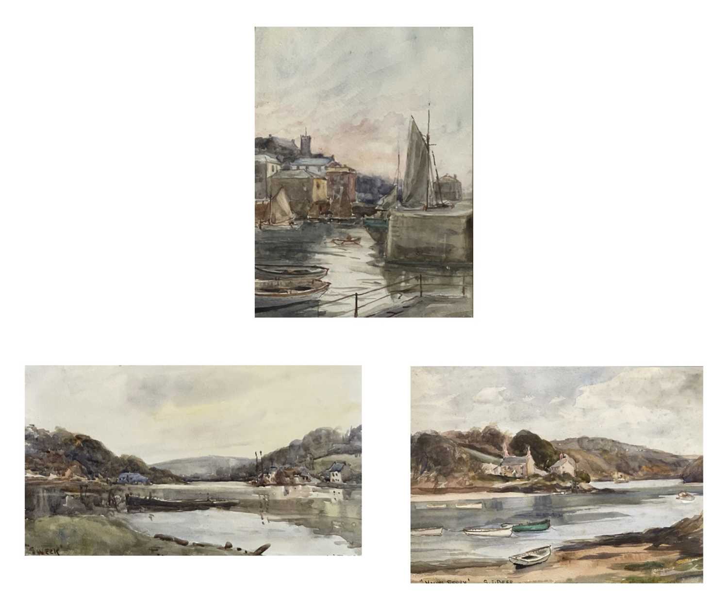 Lot 1486 - Sidney James BEER (1875-1952) 'Malpas Ferry'