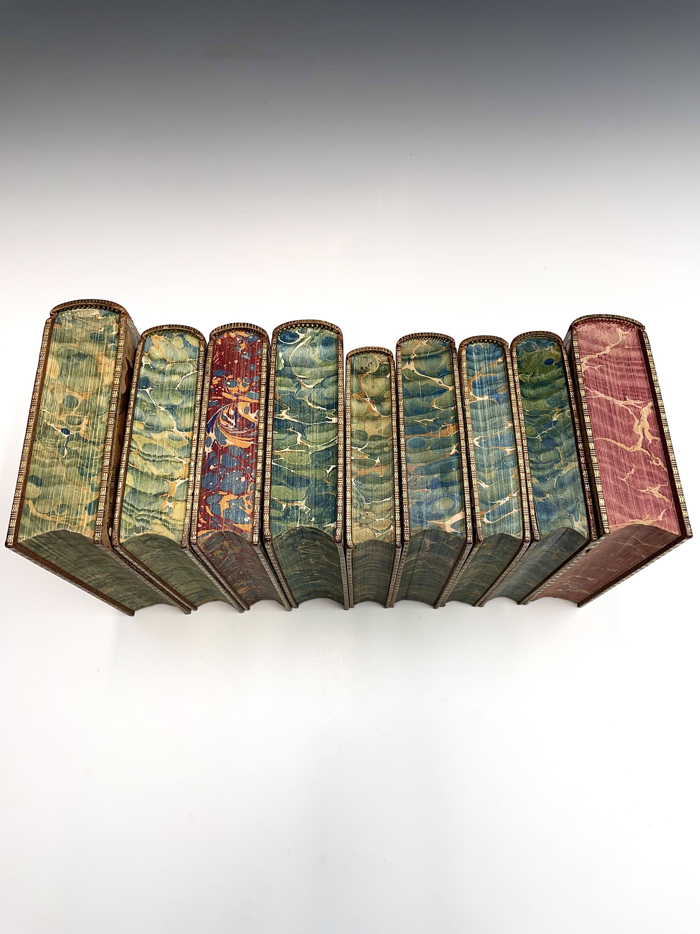 Lot 94 - BINDINGS. Nine Probus School prizes,