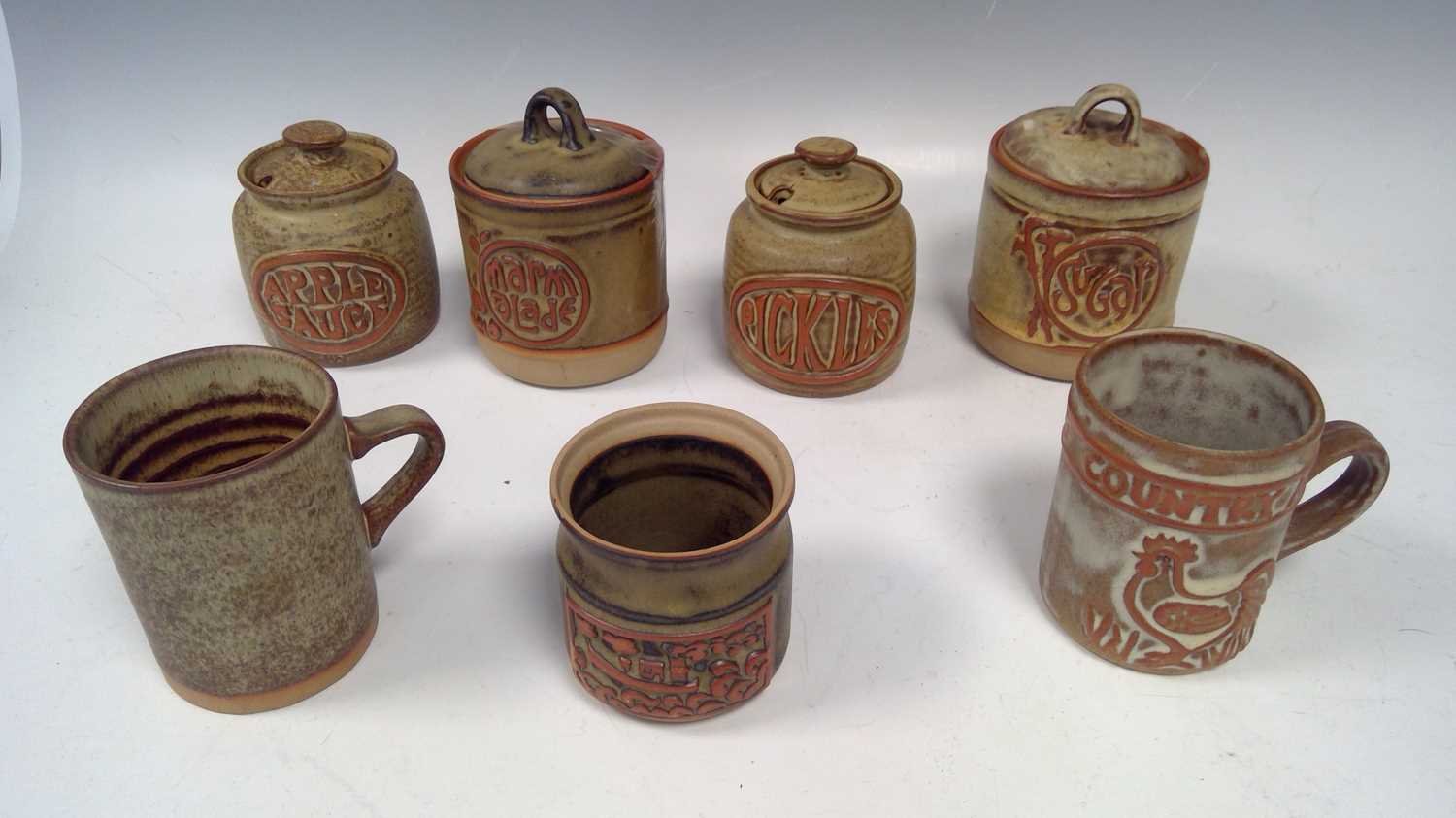 Lot 27 - A collection of Tremar Pottery.