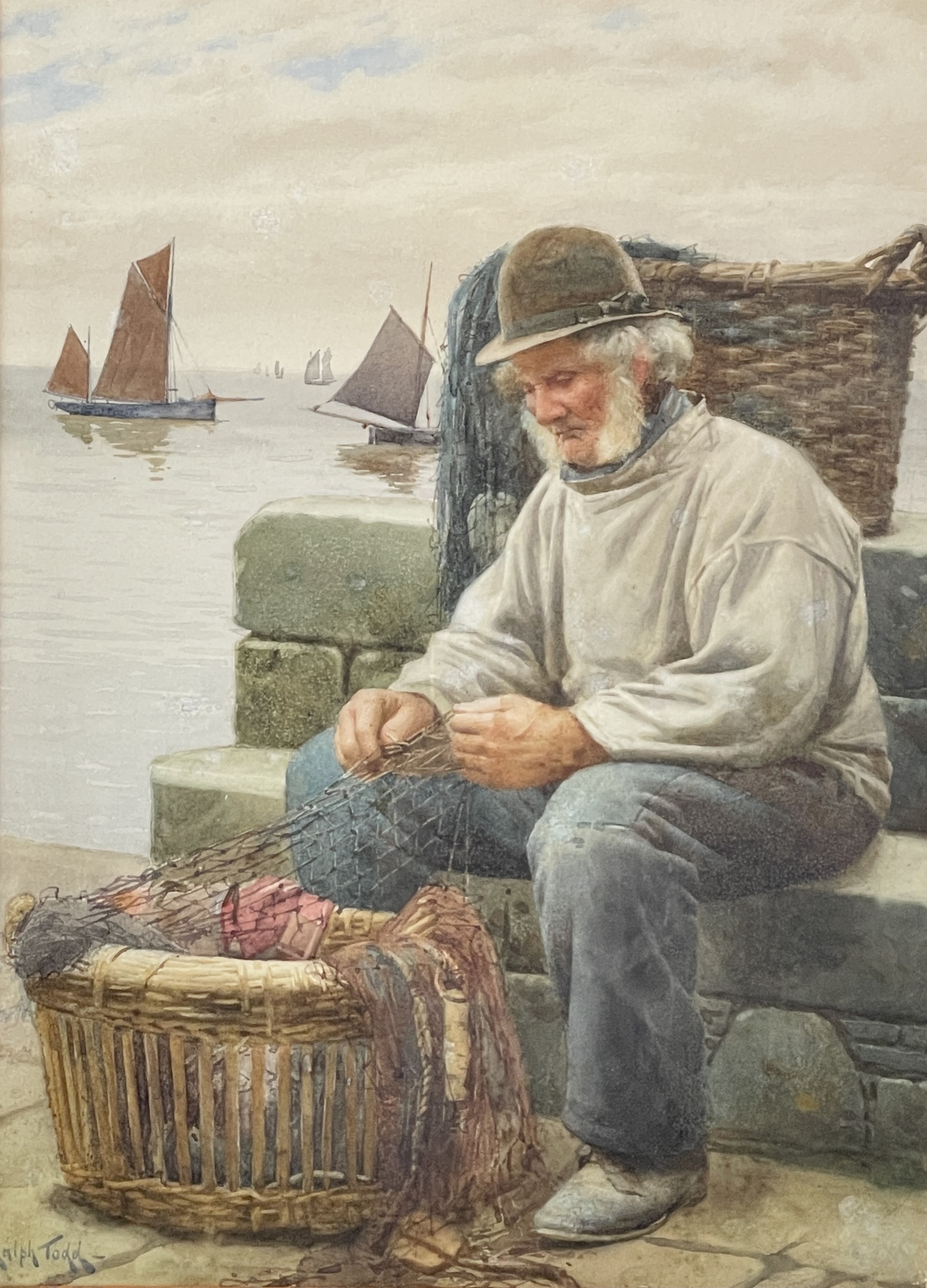 Lot 146 - Ralph TODD (1856-1932) A Piece Work Job