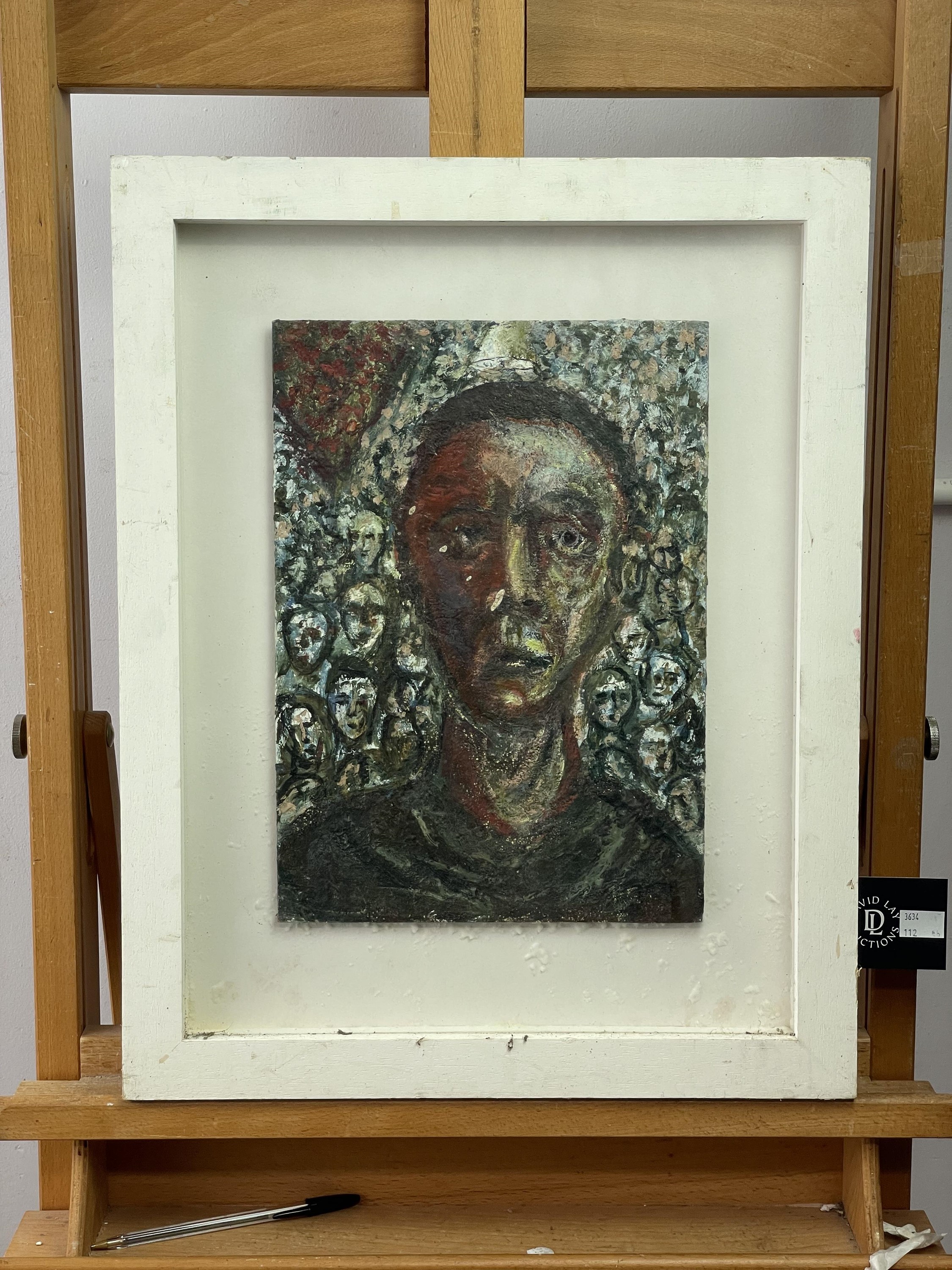 Lot 195 - Ivan BRAY (1967) Man in the crowd Mixed