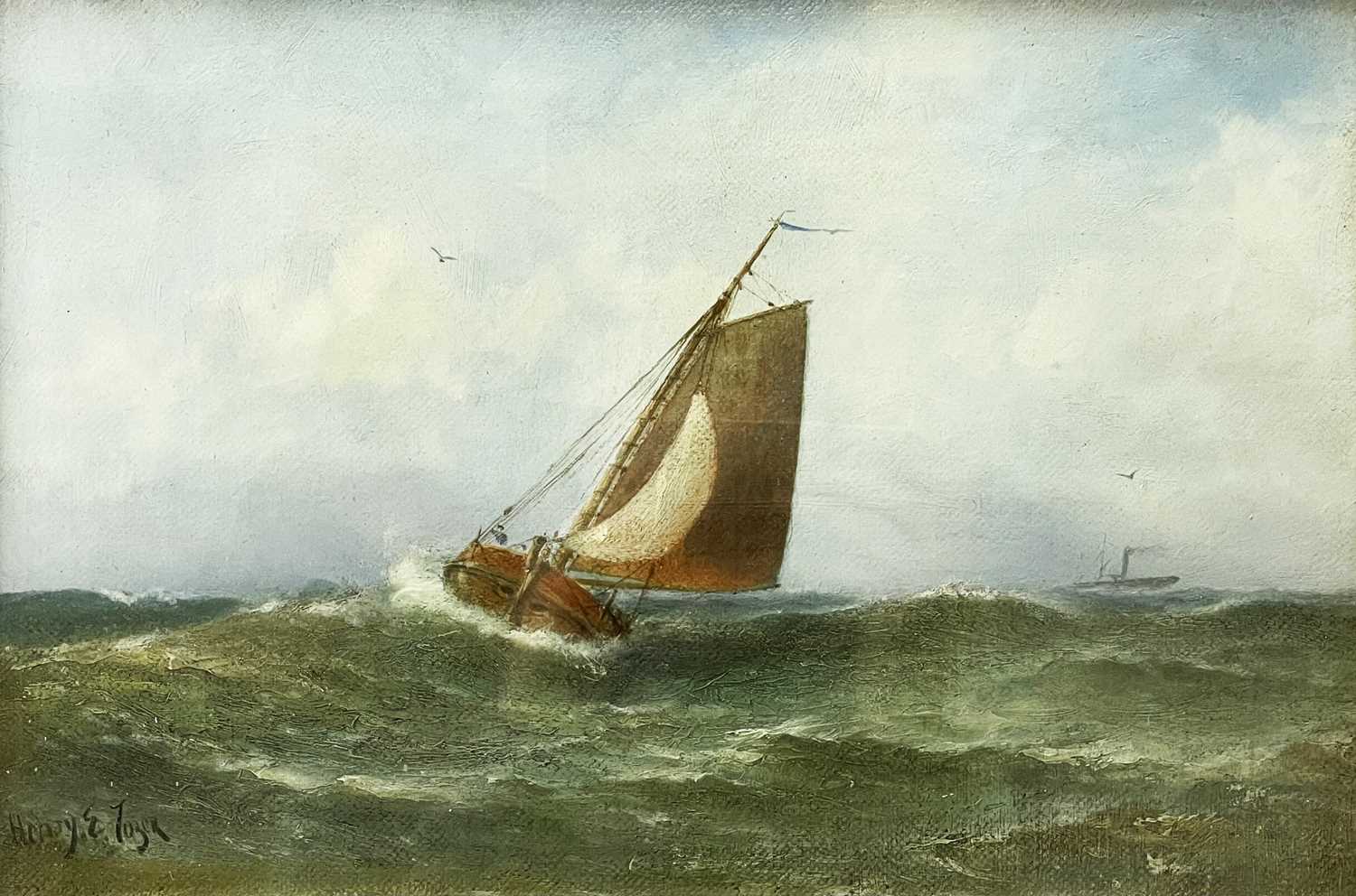 Lot 288 - Henry E. TOZER (1864-c.1938) A Stiff Breeze