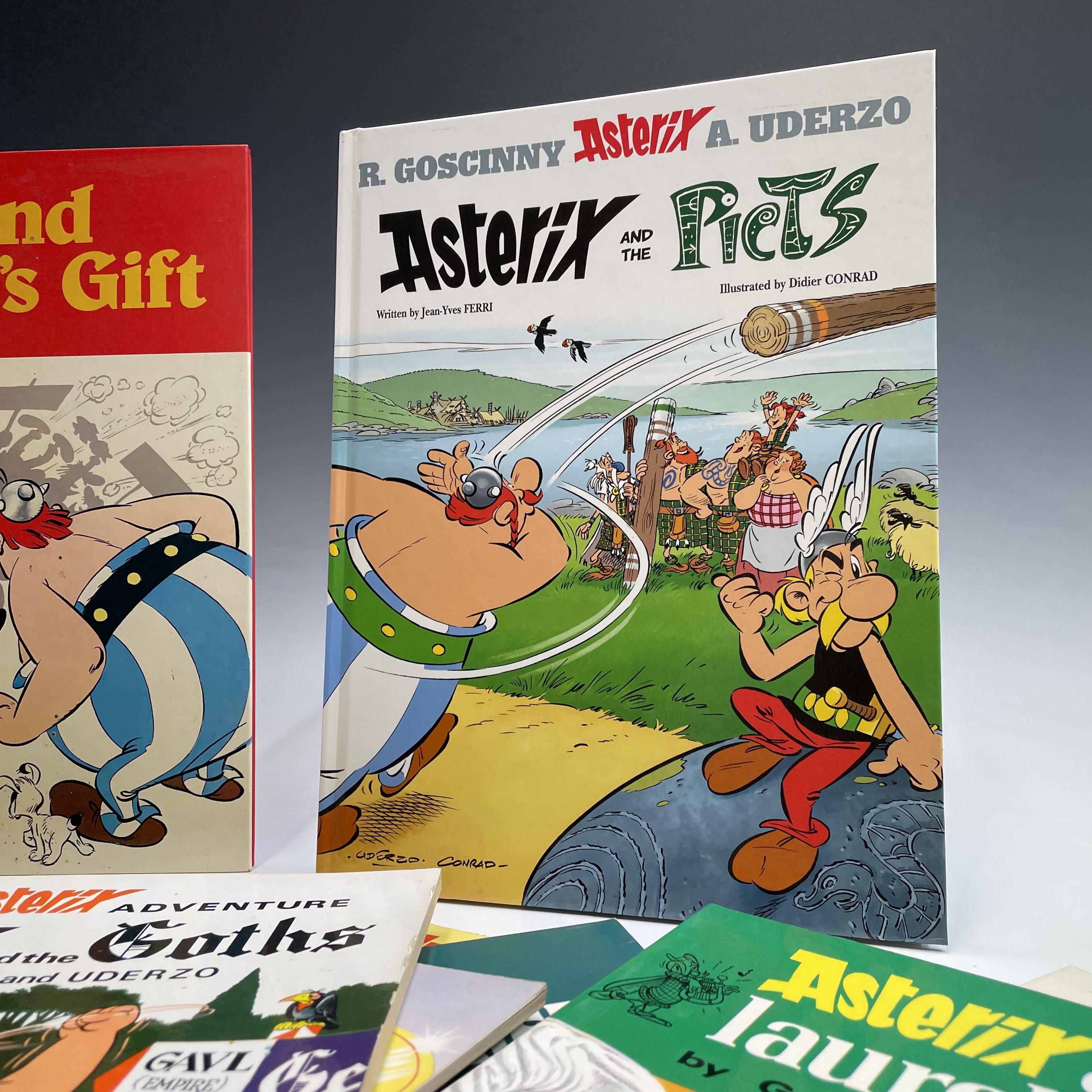 Lot 181 - ASTERIX. Twelve works by Goscinny and Uderzo,