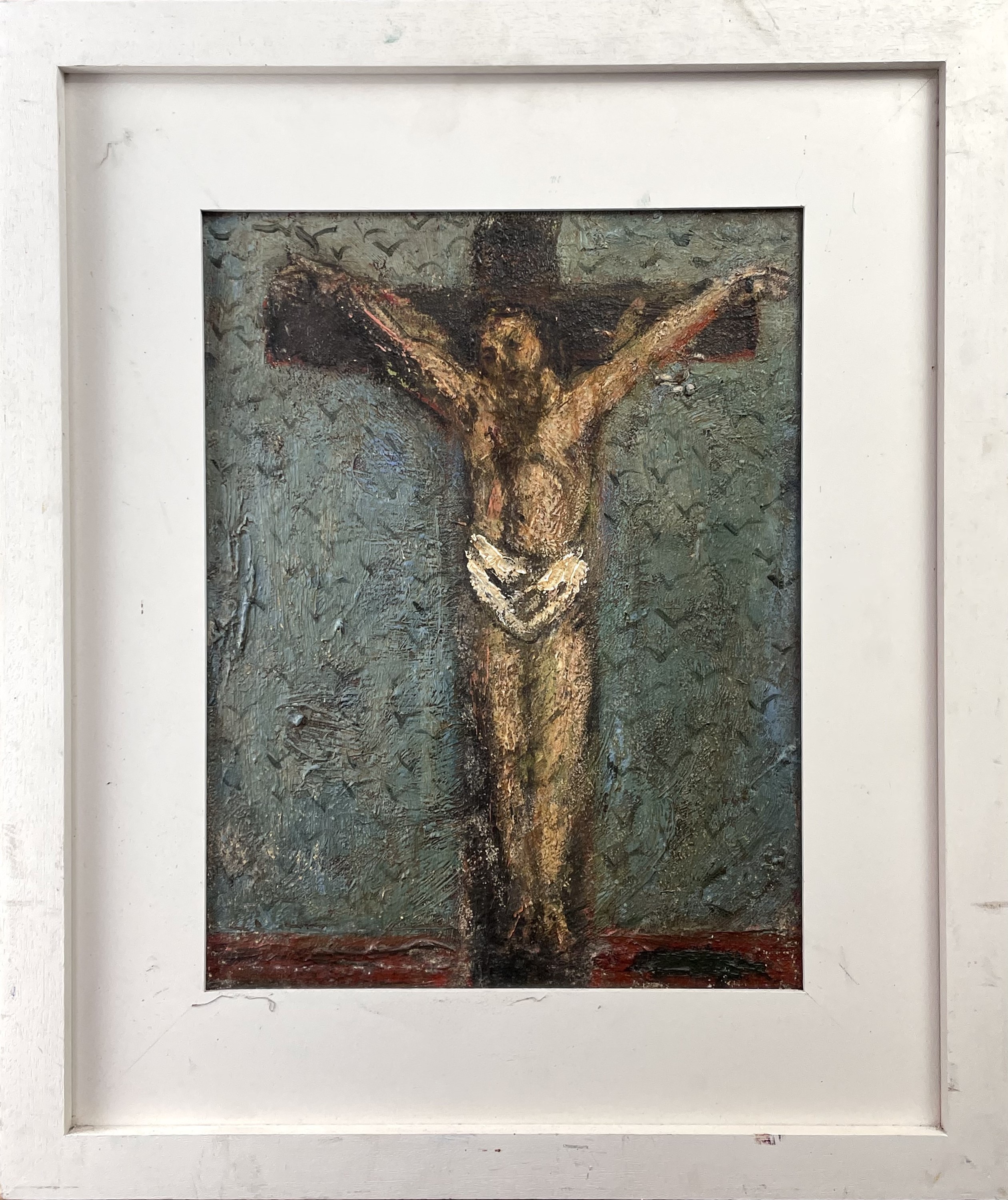 Lot 261 - Ivan BRAY (1967) Christ Oil on canvas Signed