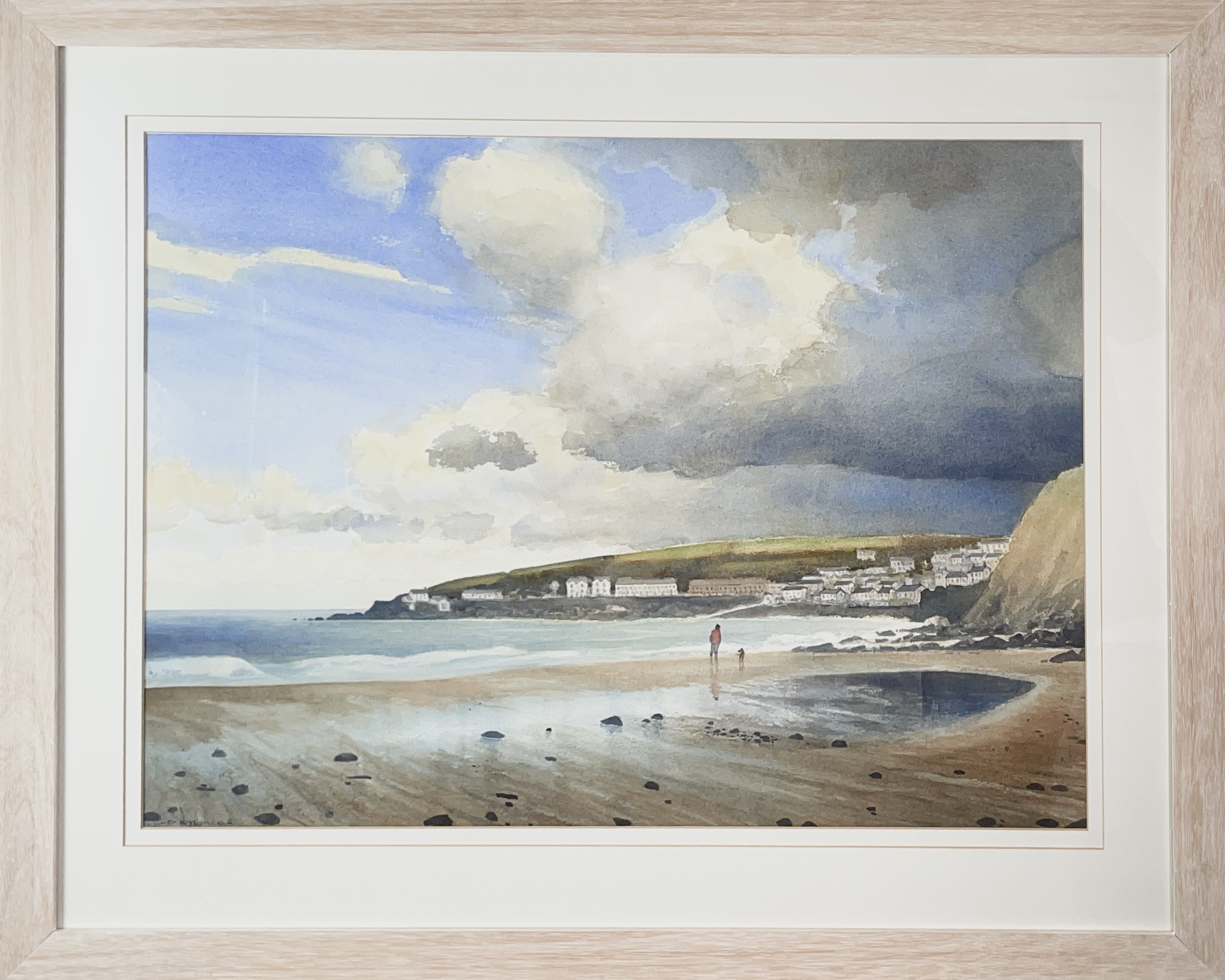 Lot 170 - David RYLANCE (1941) Portscatho Watercolour