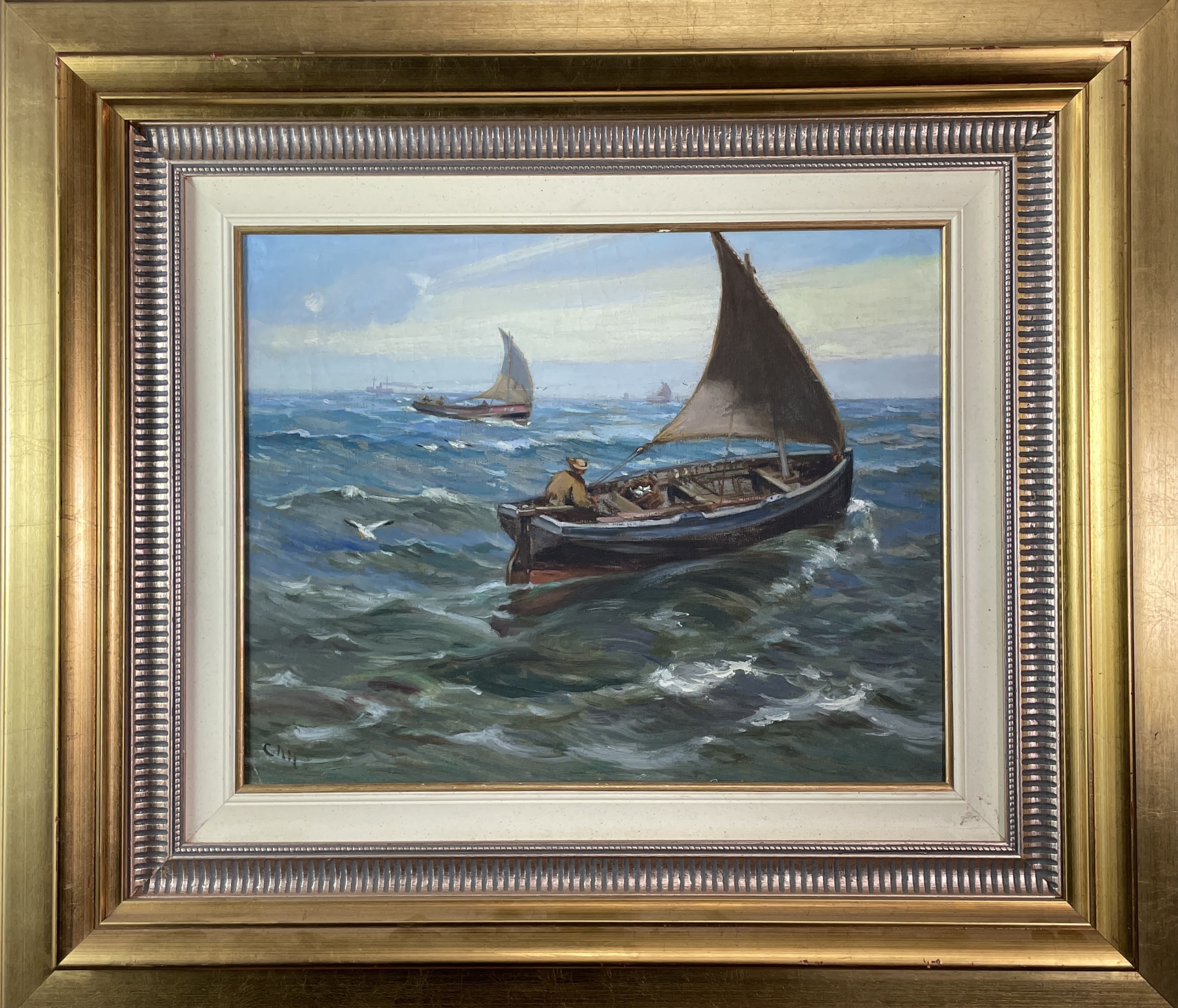 Lot 244 - Charles Napier HEMY (1841-1917) Fishing