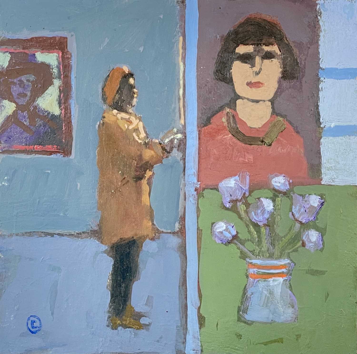 Lot 236 - Colin ORCHARD (1935) Gallery Interior Oil on