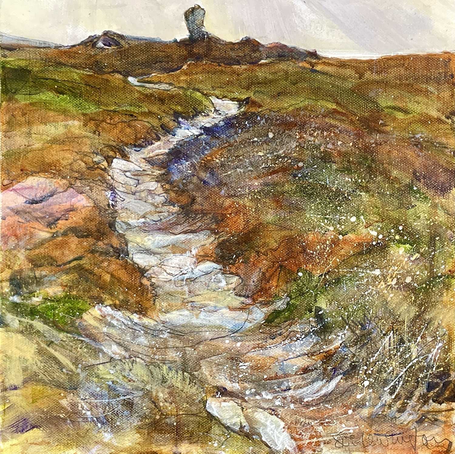 Lot 289 - Sue LEWINGTON (1956) 3 Dry Paths Mixed media