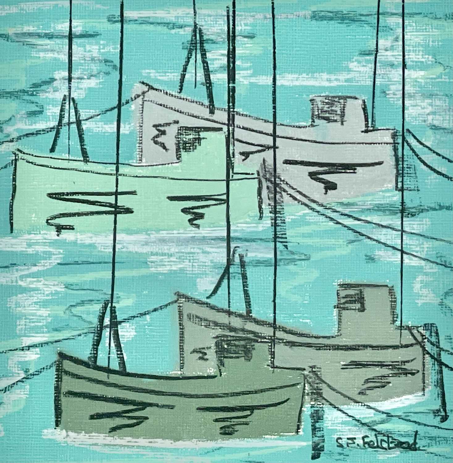 Lot 346 - STEPHEN FELSTEAD Choppy Porthleven Soft