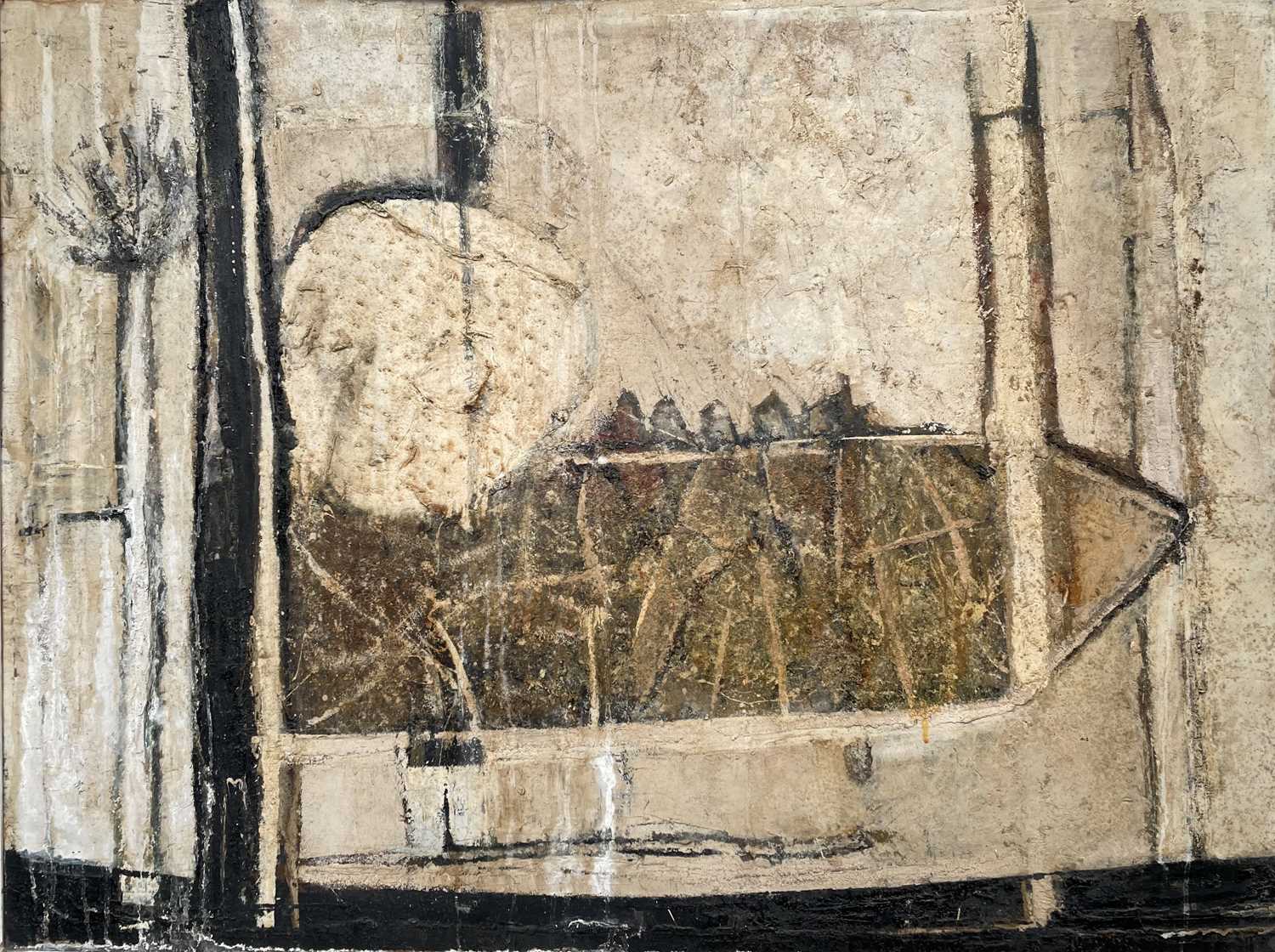 Lot 662 - Harold MOCKFORD (1932) Landscape With Town