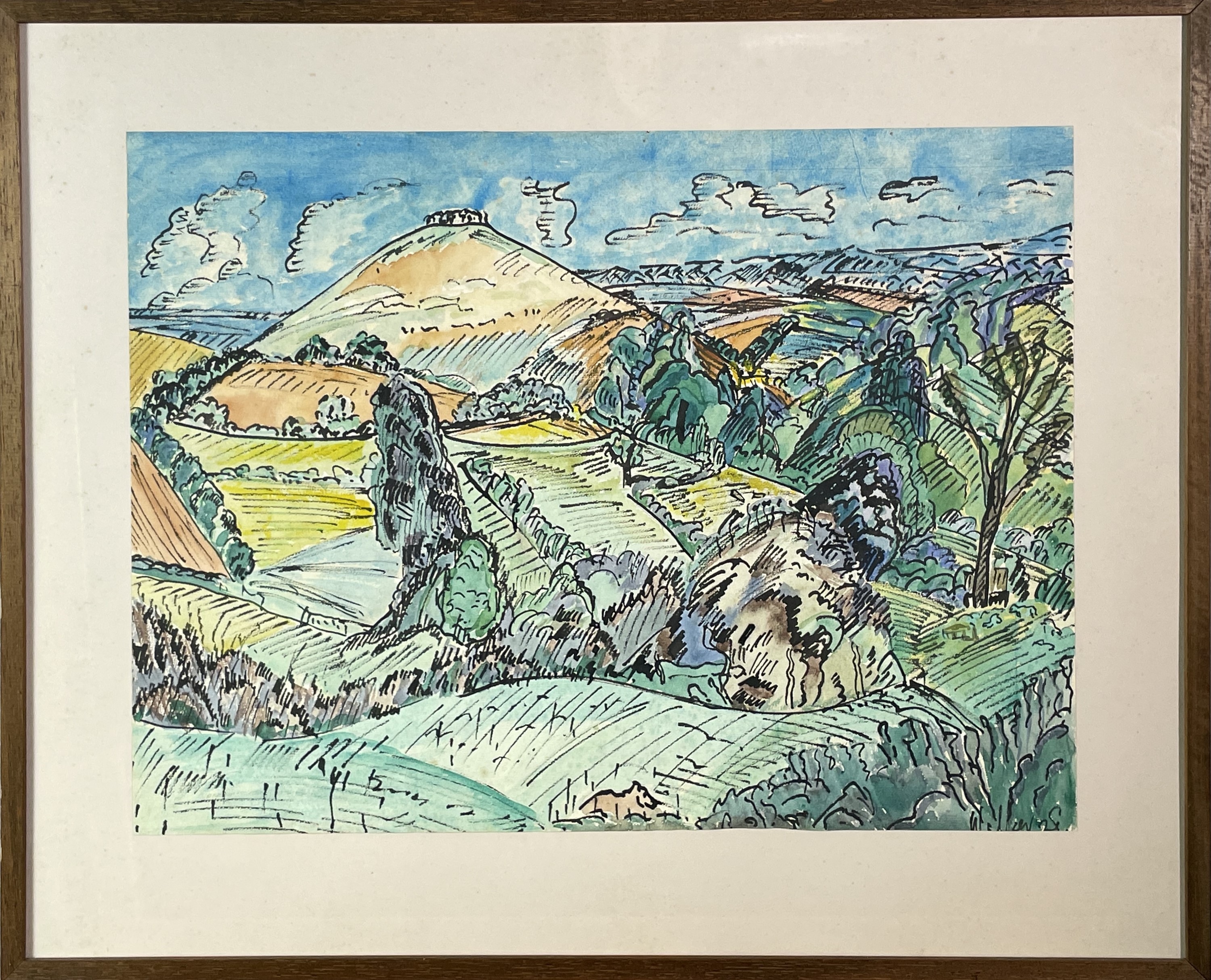 Lot 192 - Alec WALKER (1889-1964) Landscape near