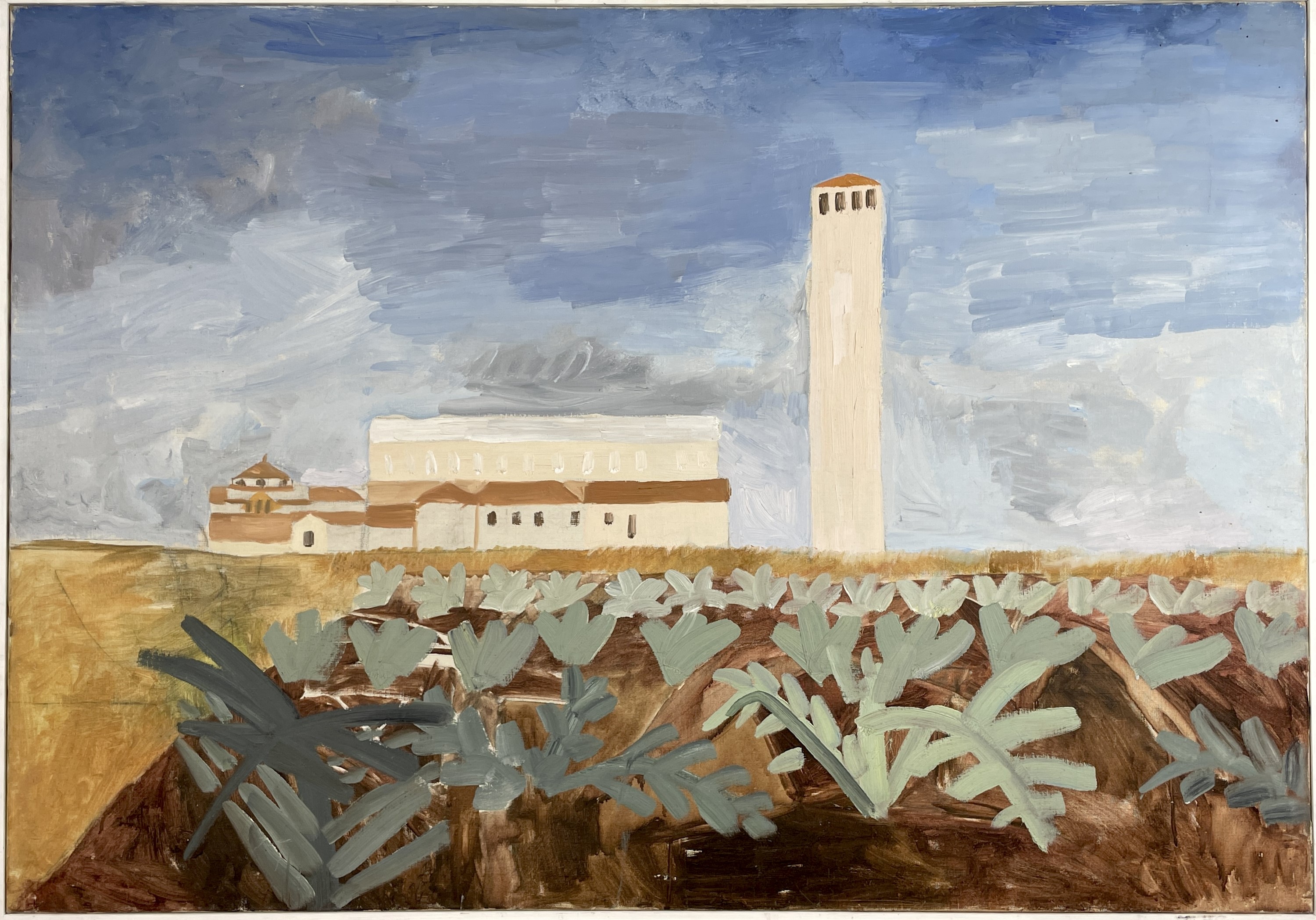 Lot 556 - Kate NICHOLSON (1929-2019) Buildings in a