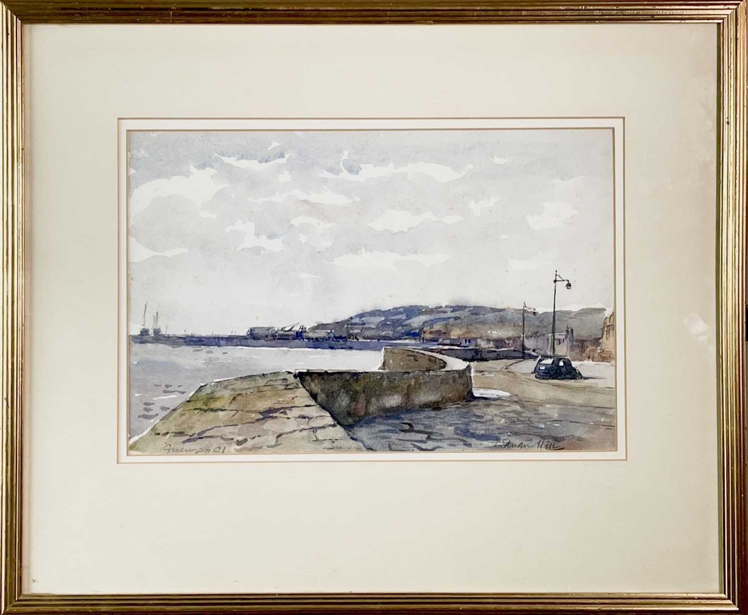 Lot 579 - Adrian HILL (1895-1977) Guernsey Watercolour