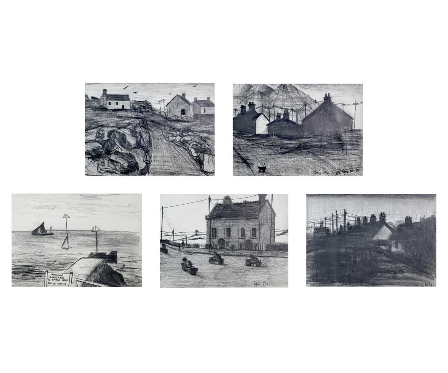 Lot 128 - Julian DYSON (1936-2003) Five landscape