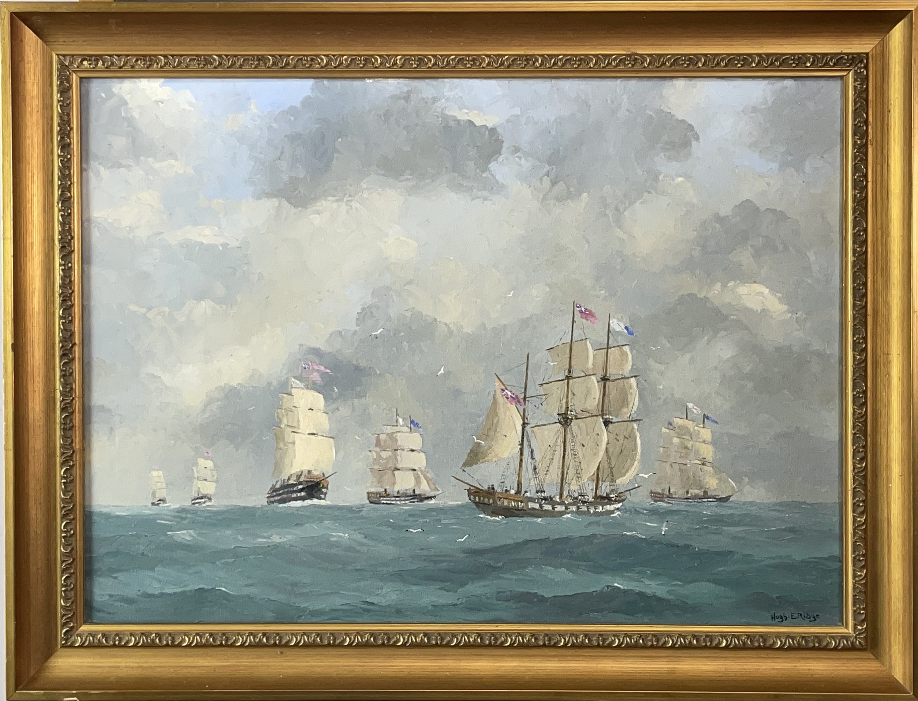 Lot 65 - Hugh E. RIDGE (1899-1976) The Fleet