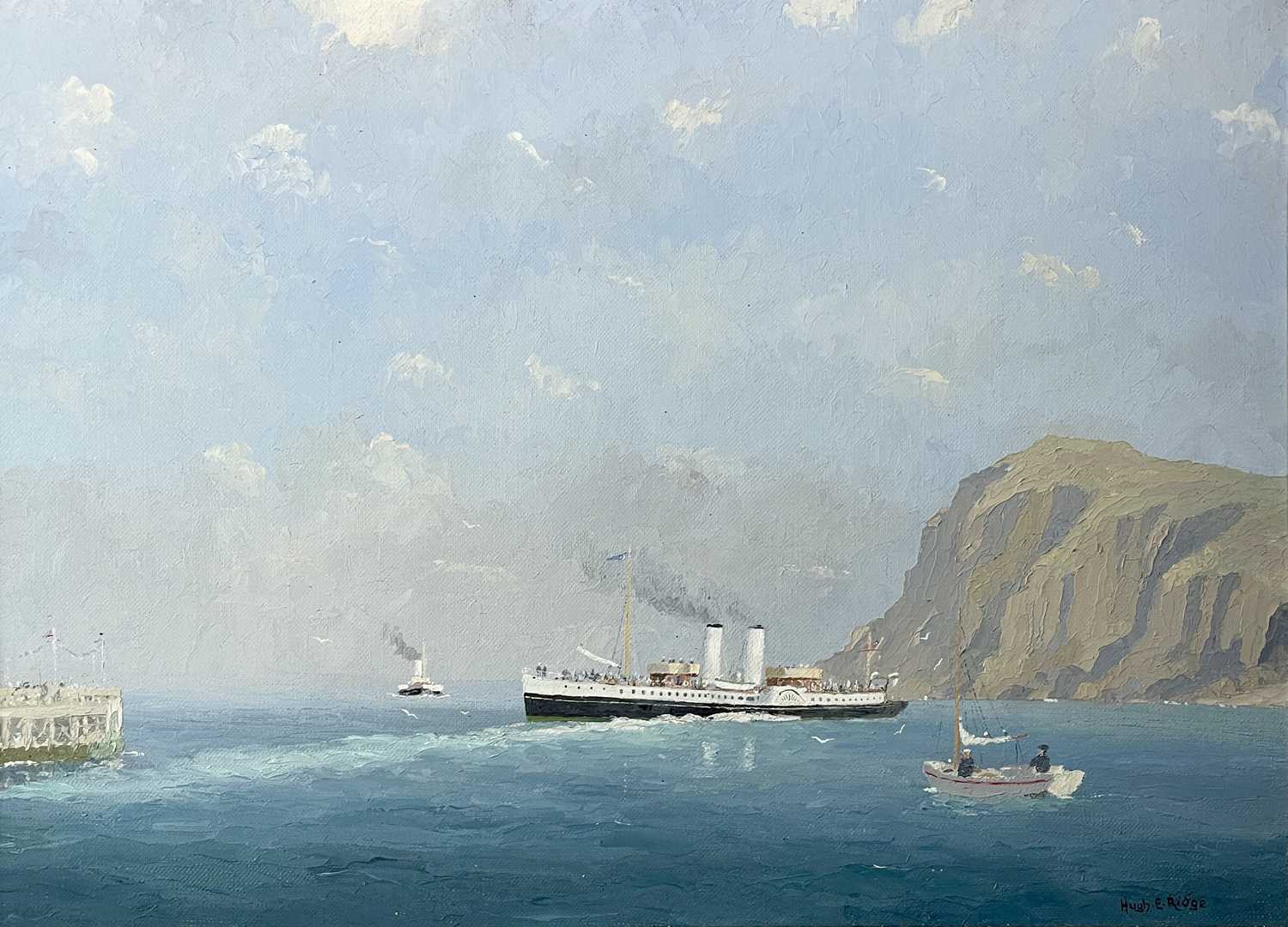 Lot 193 - Hugh E. RIDGE (1899-1976) Leaving the Pier