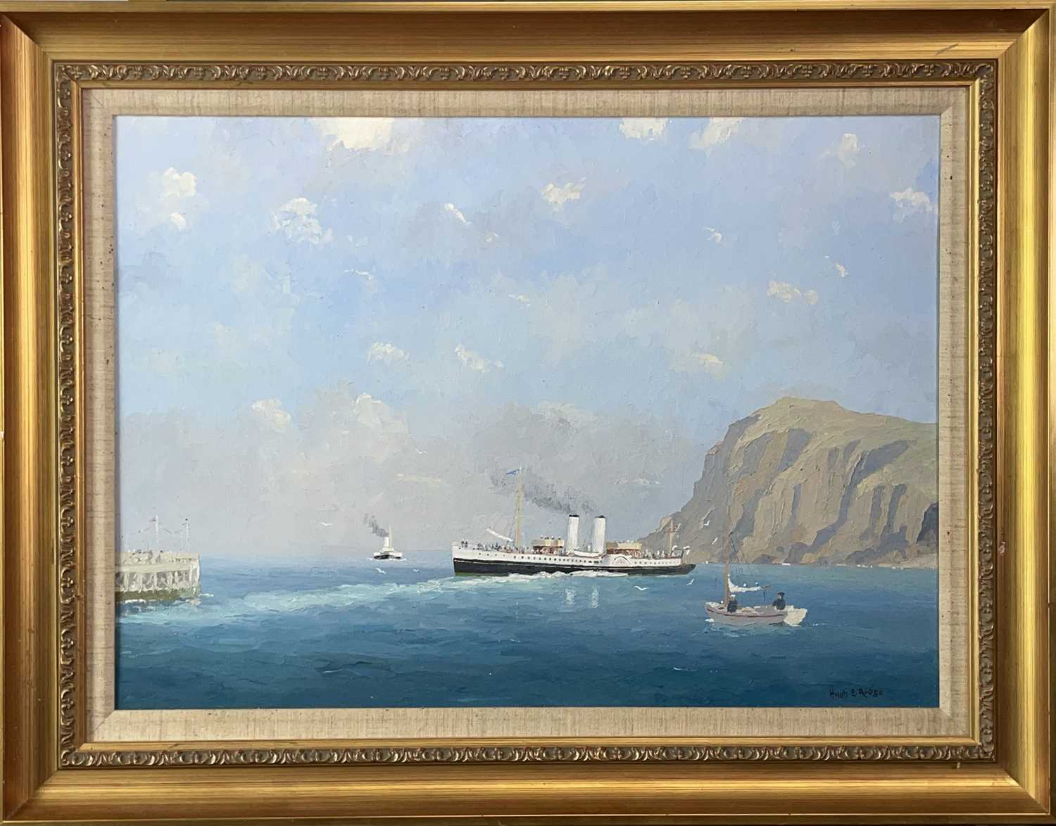 Lot 193 - Hugh E. RIDGE (1899-1976) Leaving the Pier